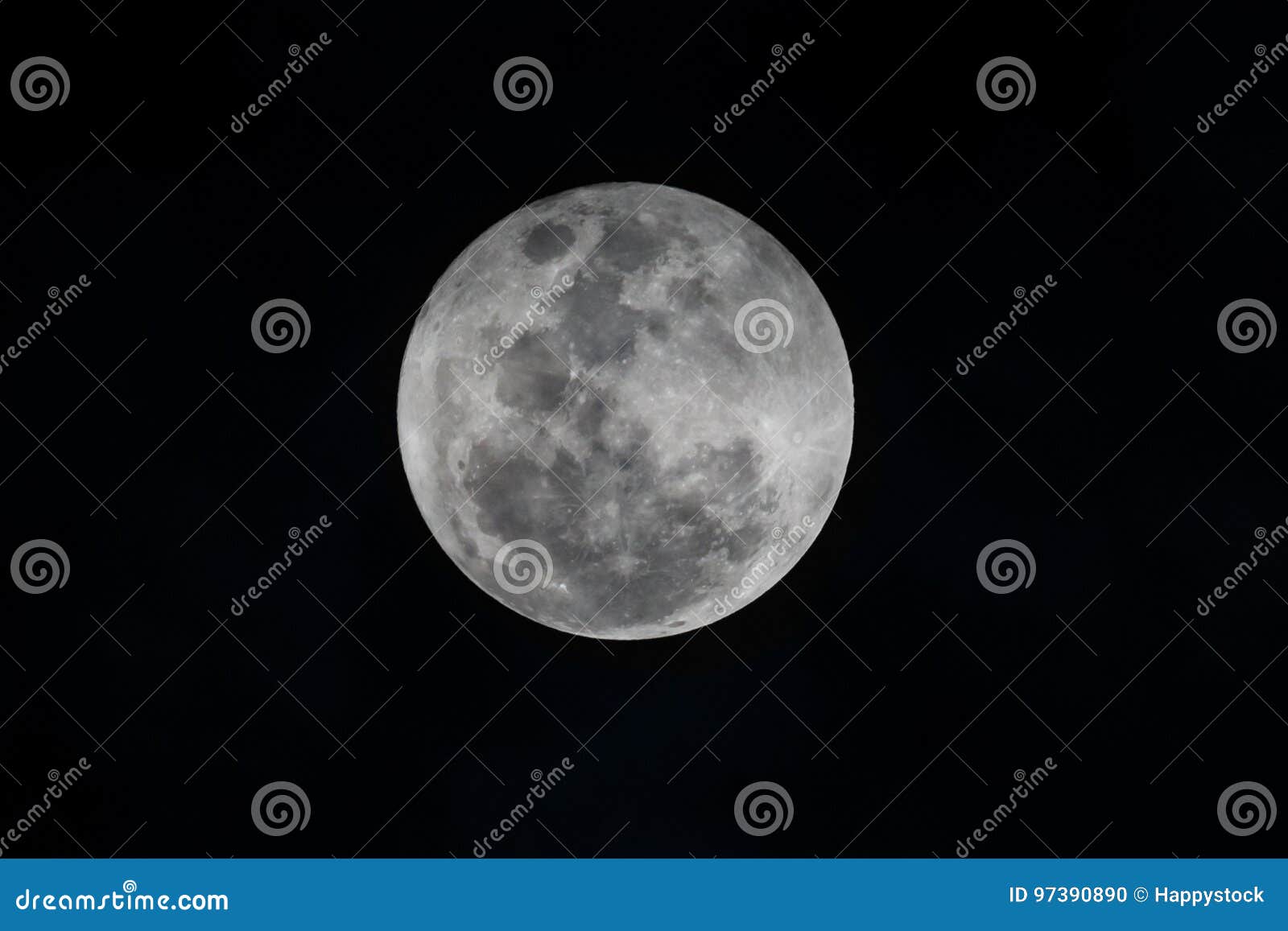 Full moon grey on black stock photo. Image of crater - 97390890