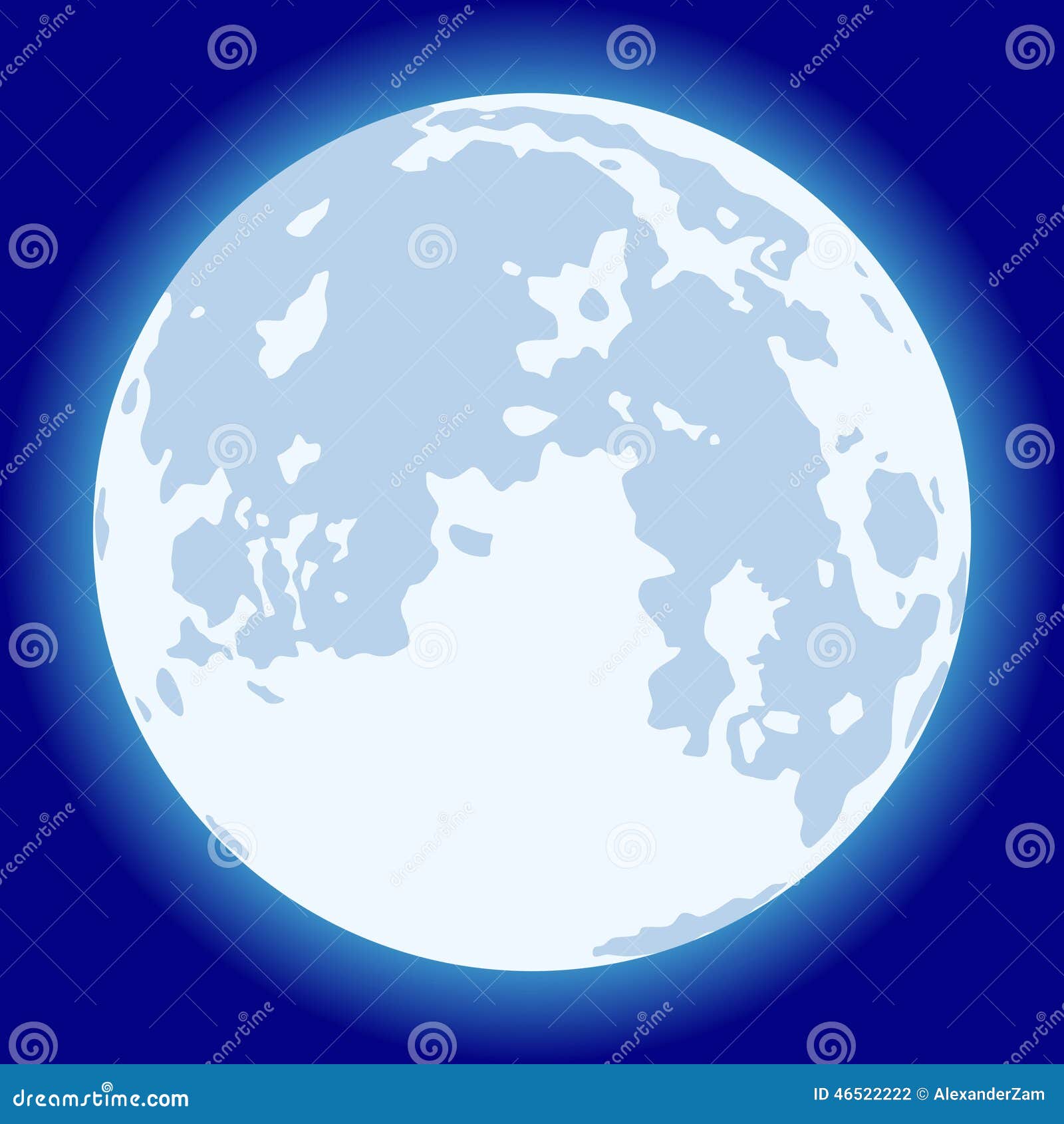 Full Moon stock vector. Illustration of icon, sphere - 46522222