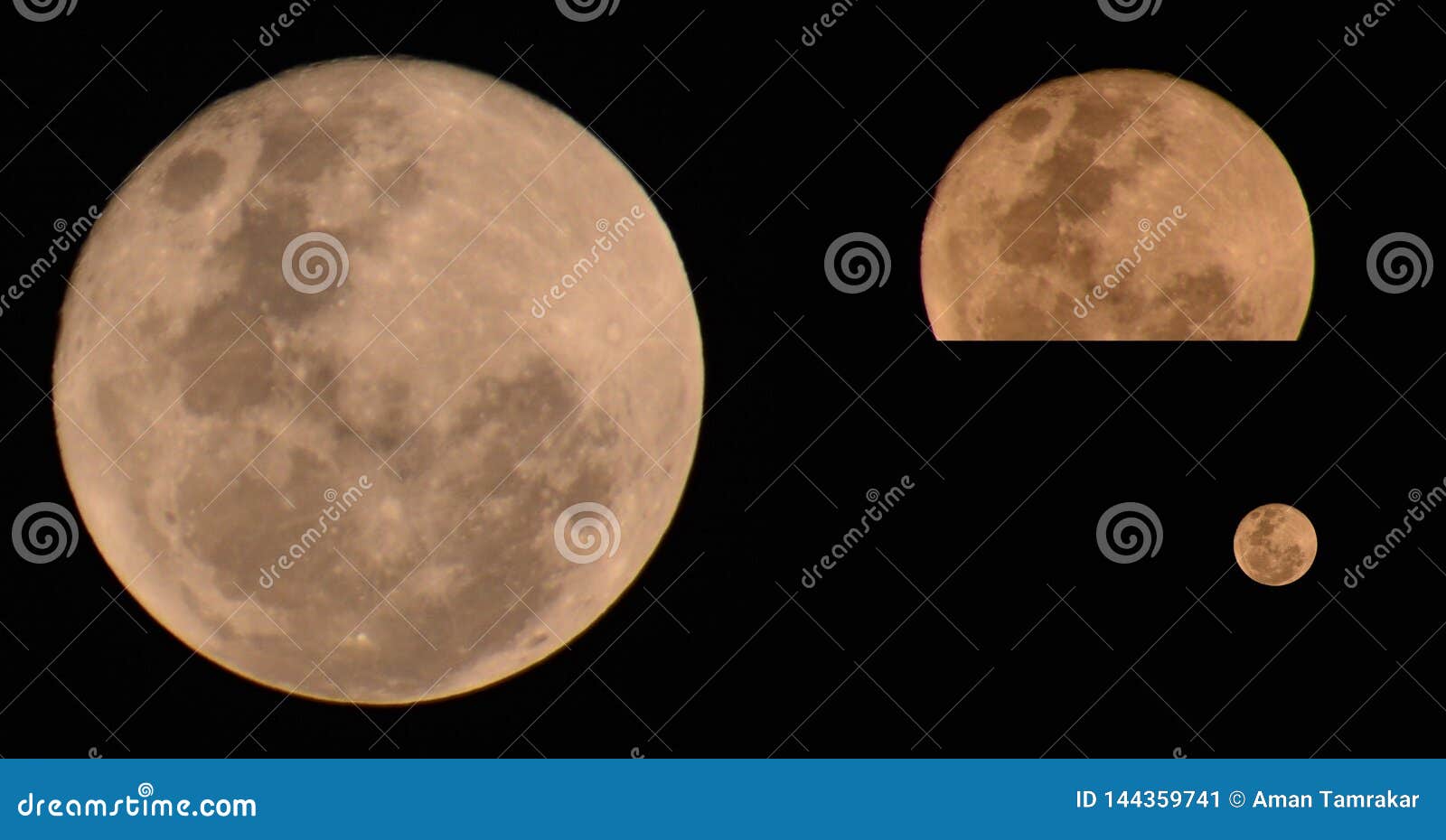 Full Moon Lunar Eclipse Royalty-Free Stock Photography | CartoonDealer ...
