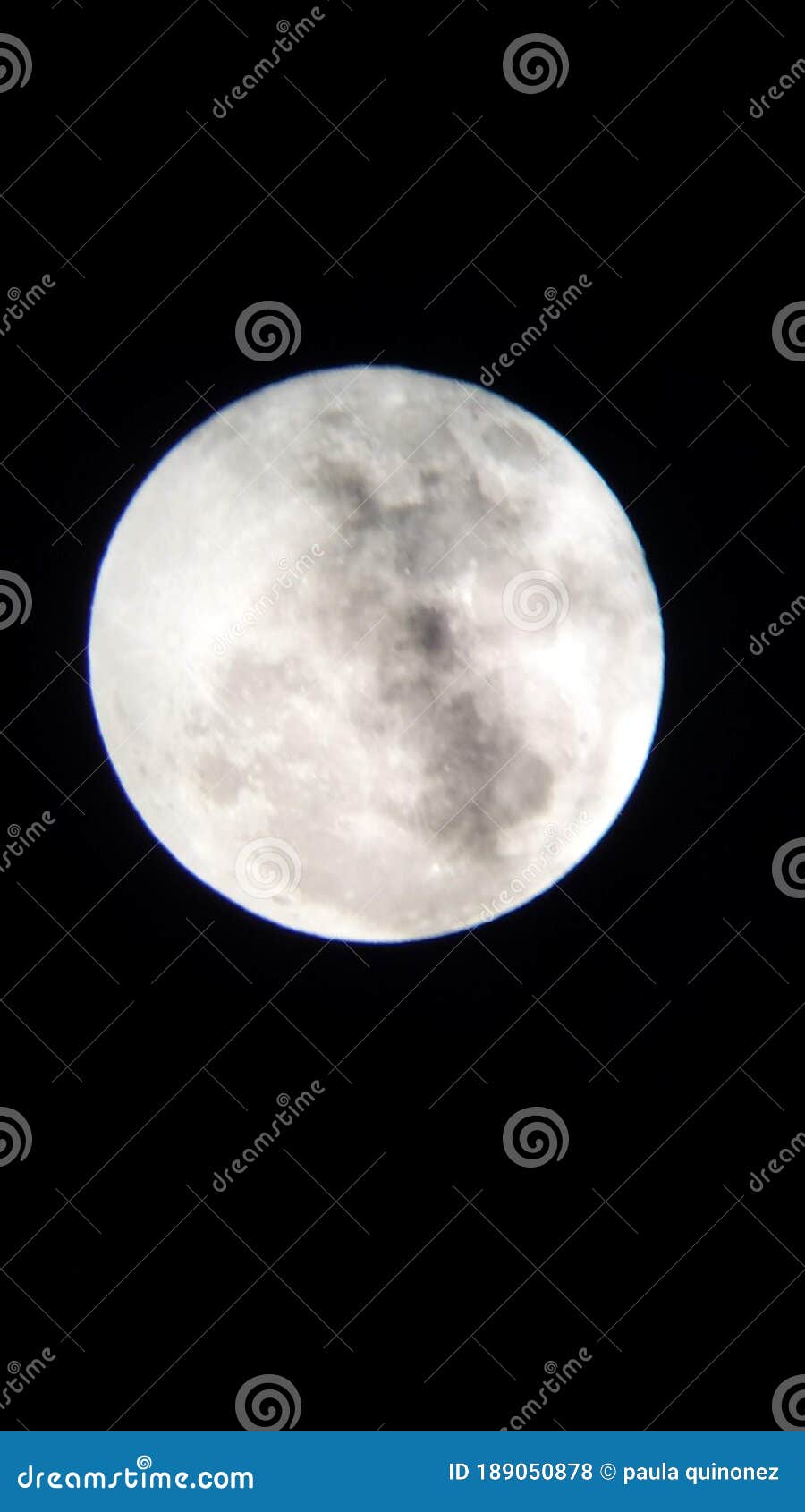 Full moon at midnight stock photo. Image of galaxy, monochrome - 189050878