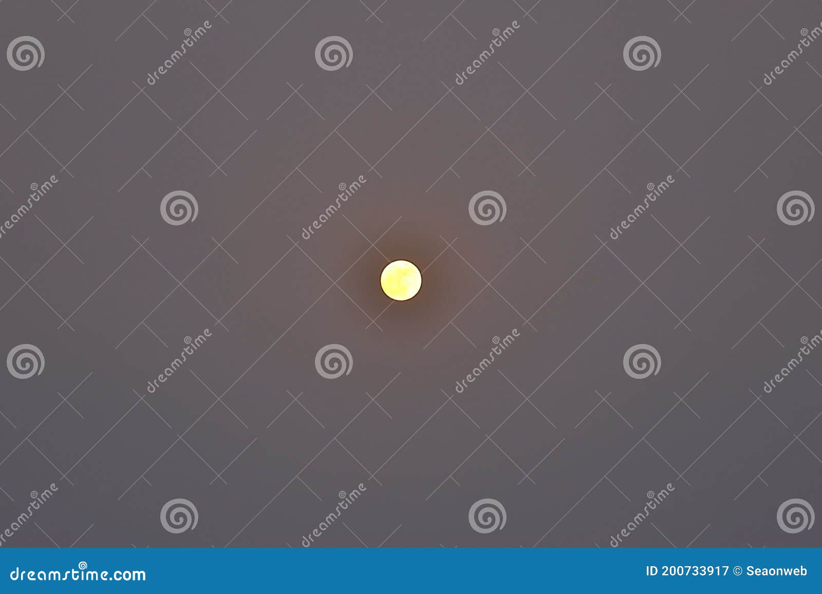 A Full Moon at the Nature , Moon in Helloween 31 Oct 2020 Stock Image ...