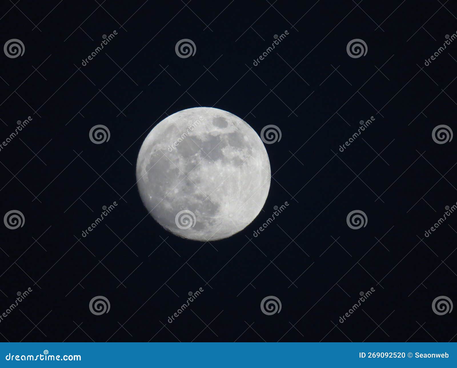 A Full Moon on the Night, Full Moon Glowing Stock Photo - Image of ...