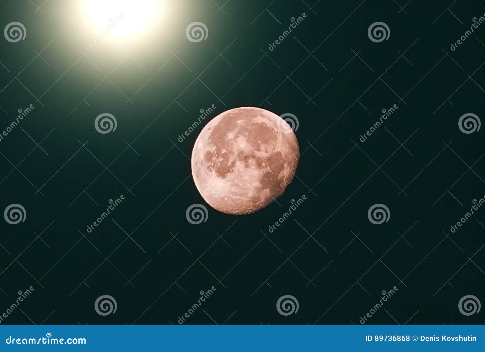 Full Moon. Night Photography. Earth Satellite. Stock Photo - Image of ...