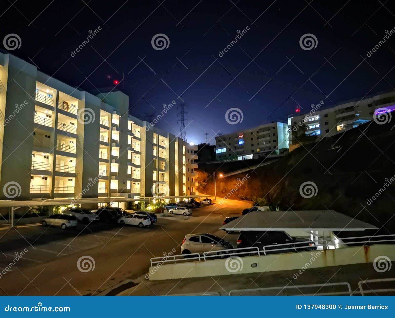 Full moon night stock photo. Image of building, night - 137948300