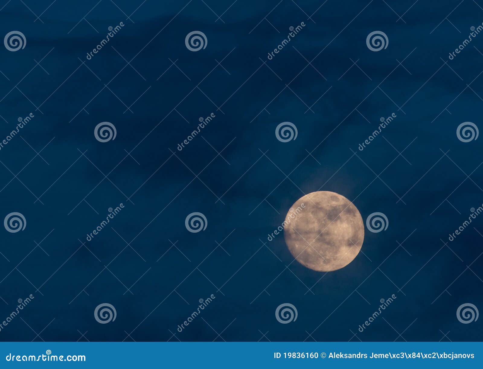 Full moon night scene stock photo. Image of illuminated - 19836160