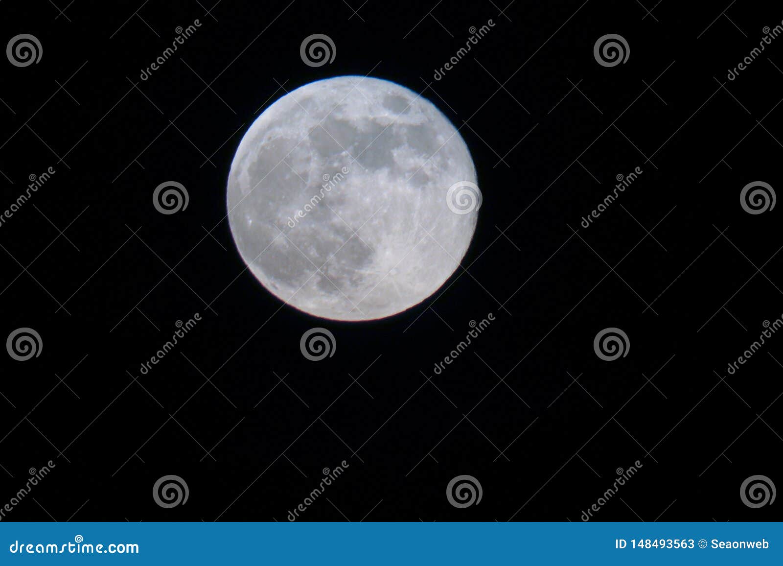 Full Moon at Night 9 Sept 2014 Stock Image - Image of closeup, black ...