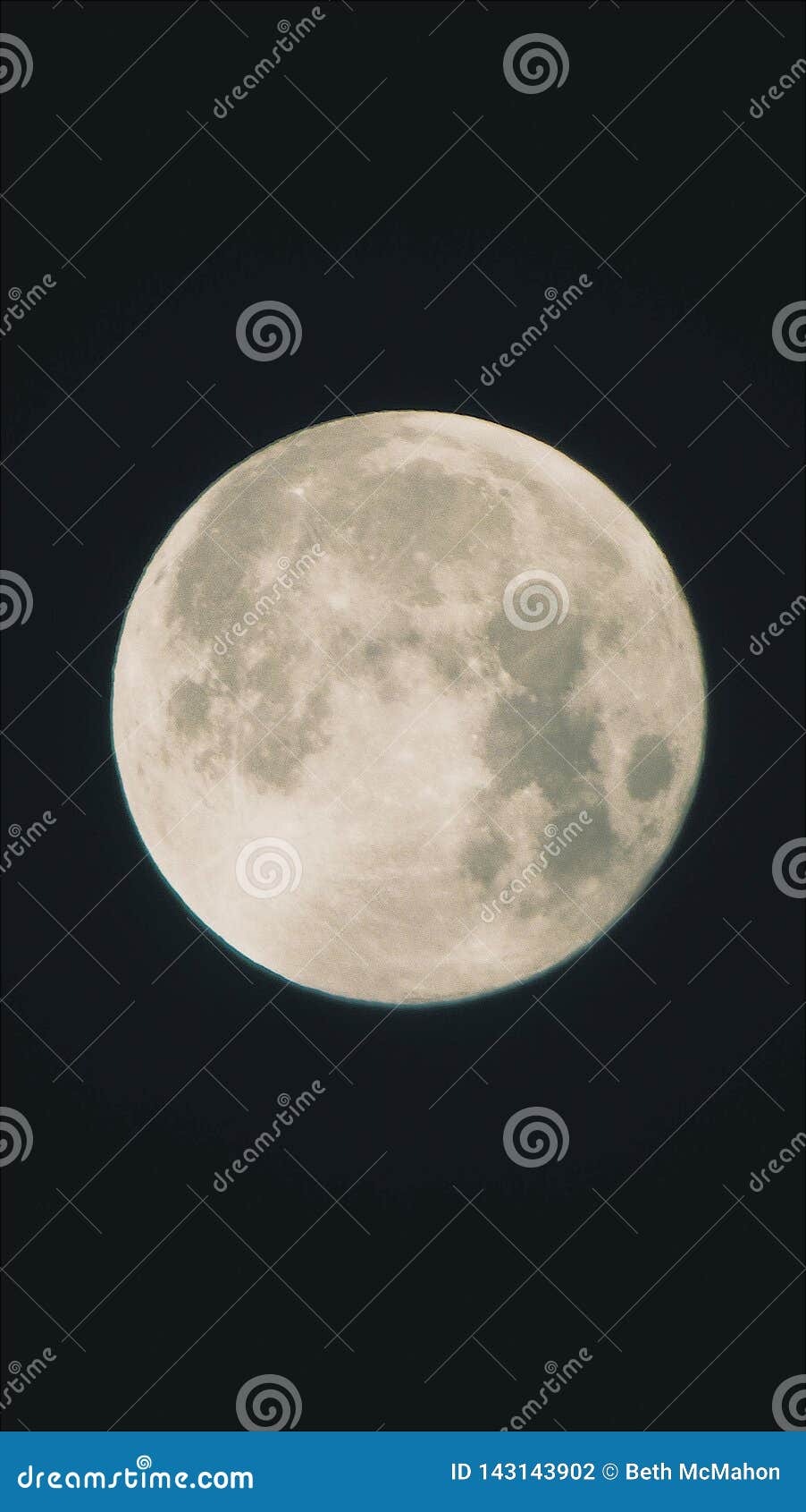 Full Moon stock photo. Image of space, lunar, night - 143143902