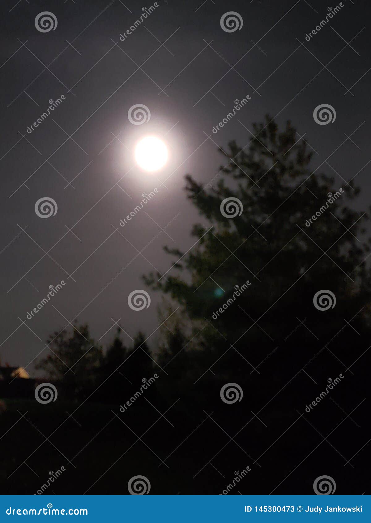Full moon stock image. Image of full, night, moon, space - 145300473