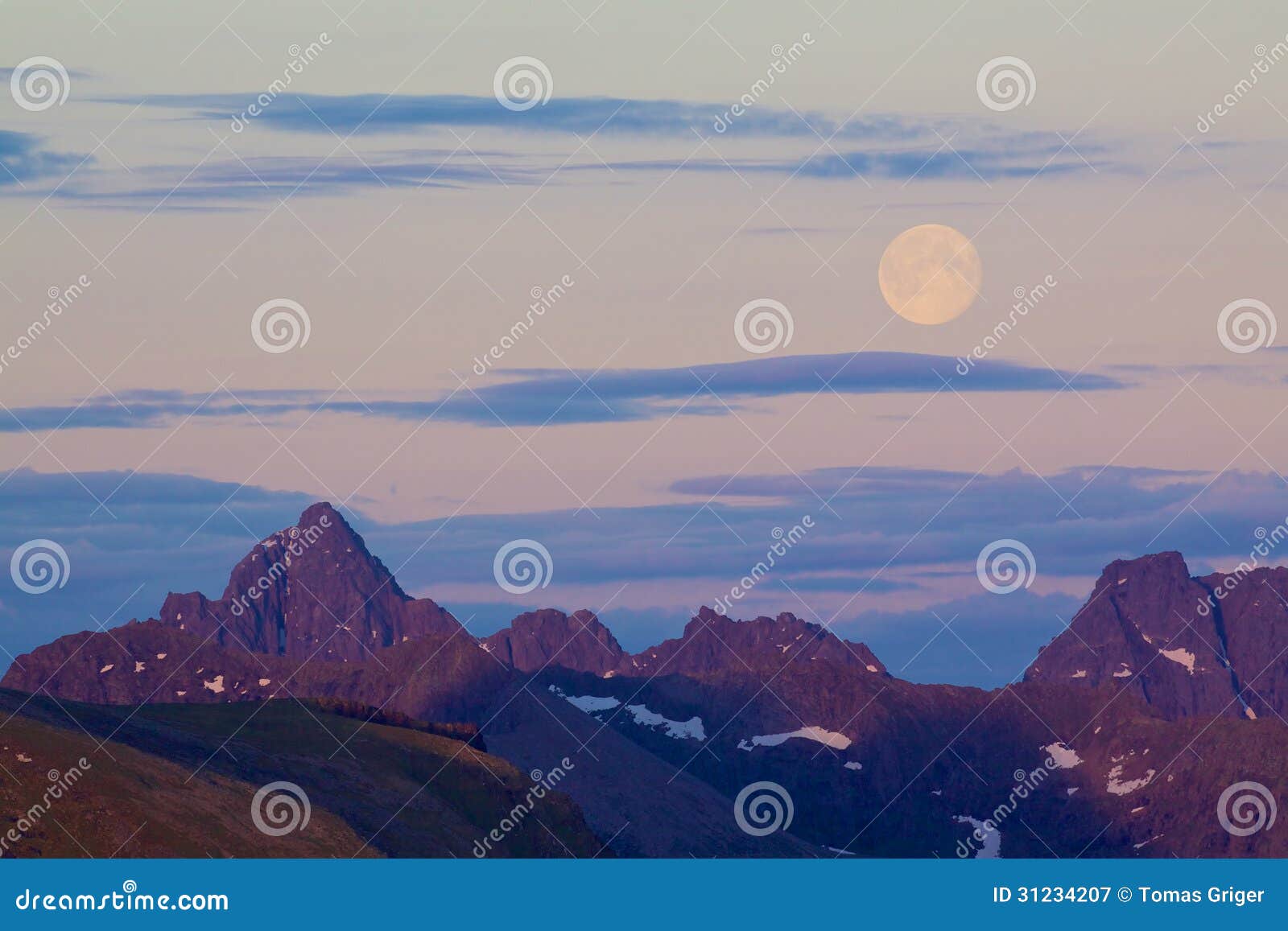 Full moon stock image. Image of nature, europe, scandinavia - 31234207