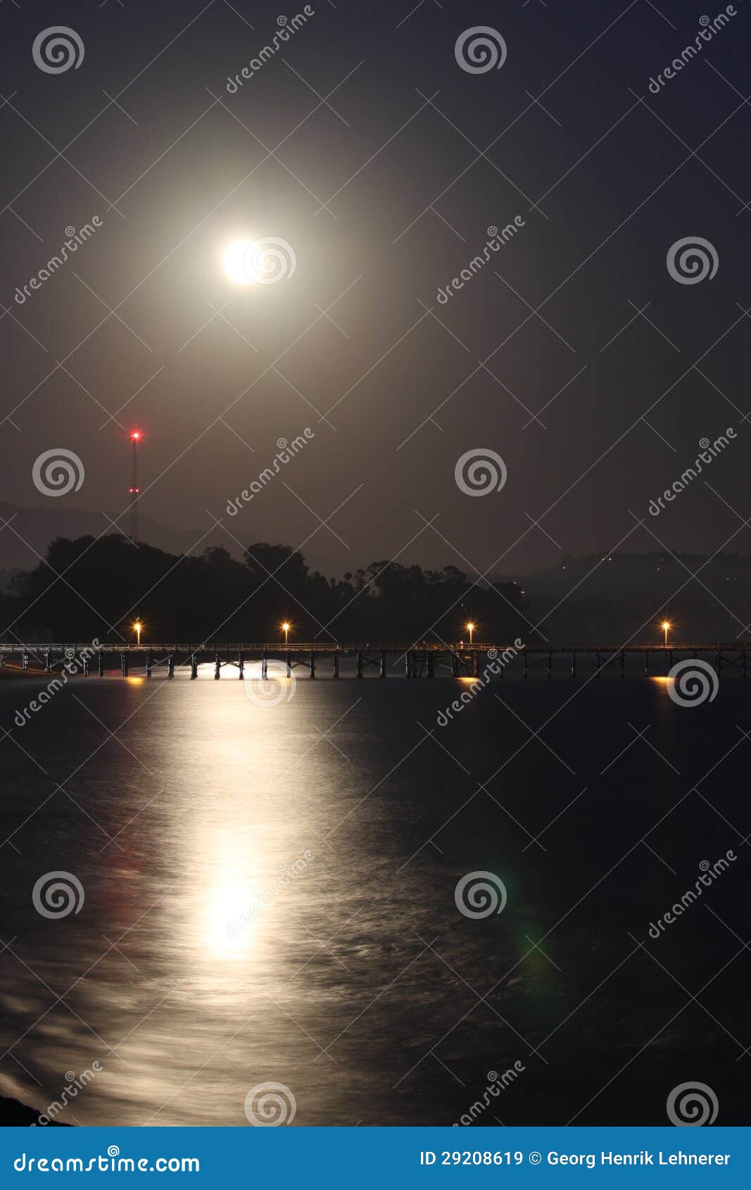 Full Moon Rise stock image. Image of full, park, night - 29208619