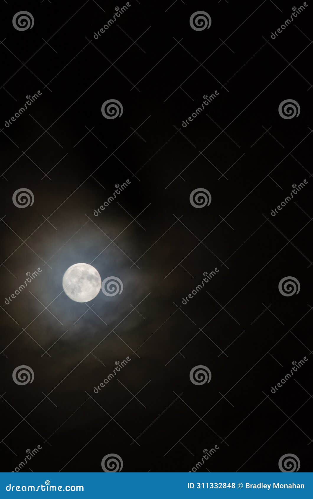 Full Moon Rising stock photo. Image of moon, full, stars - 311332848