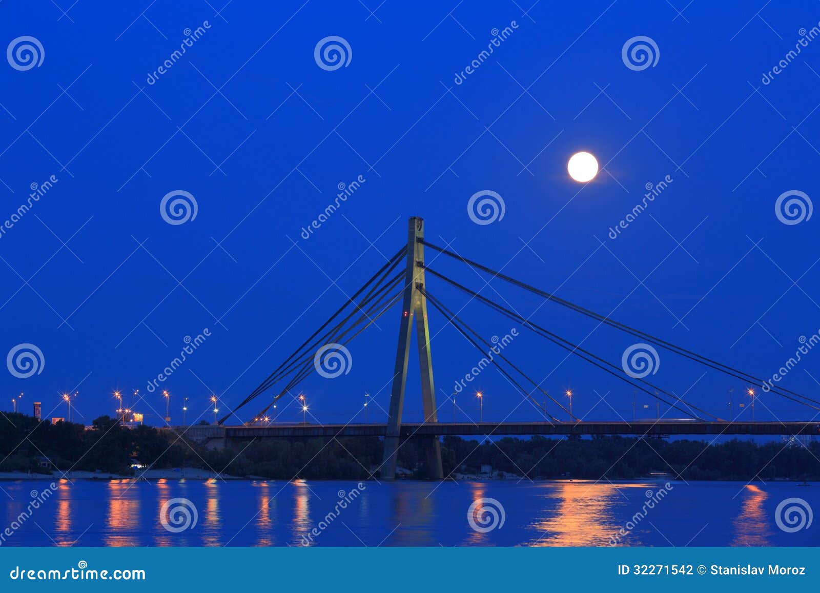 Full moon stock photo. Image of full, twilight, moon - 32271542