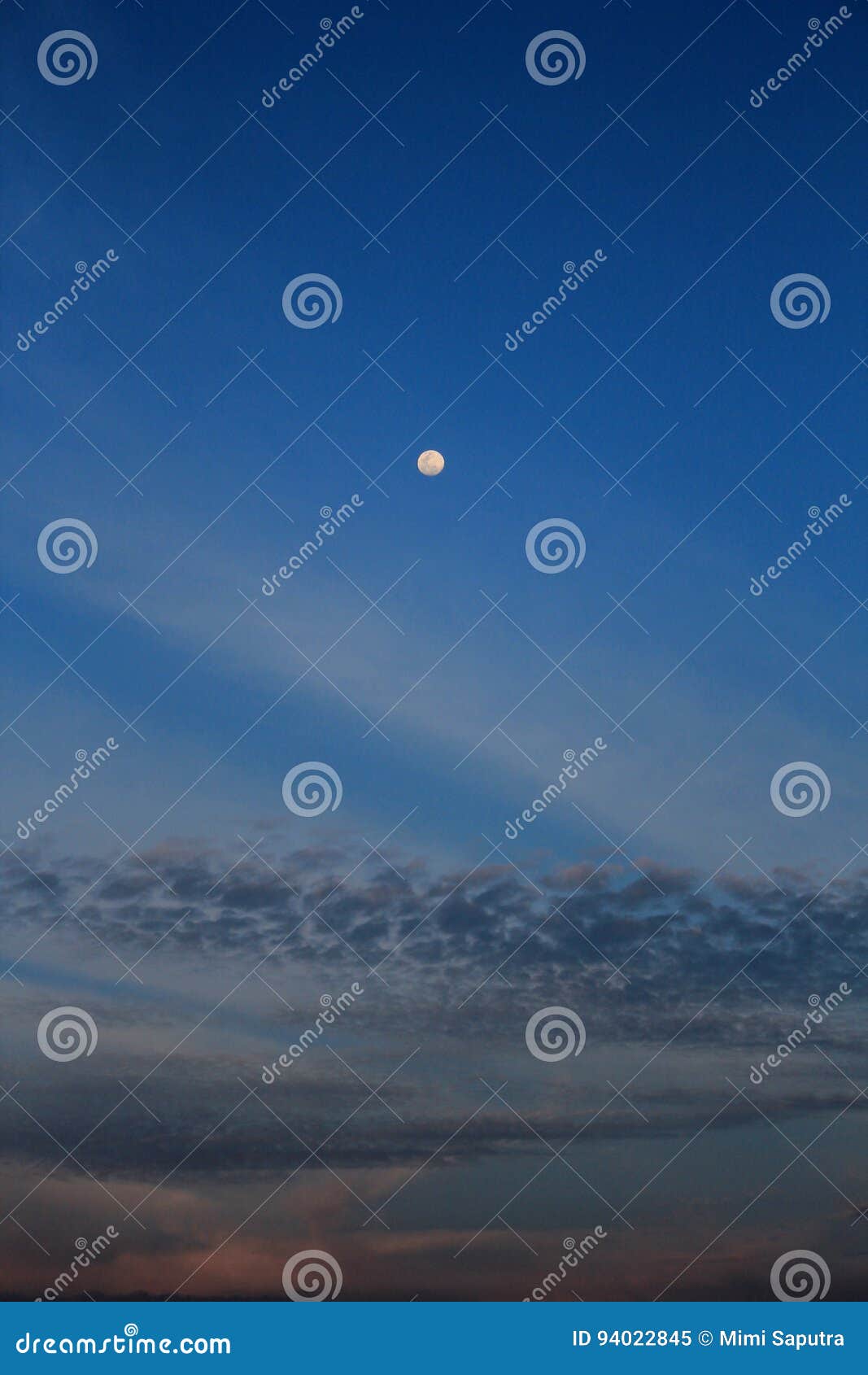 The Full Moon stock image. Image of cloud, indonesia - 94022845
