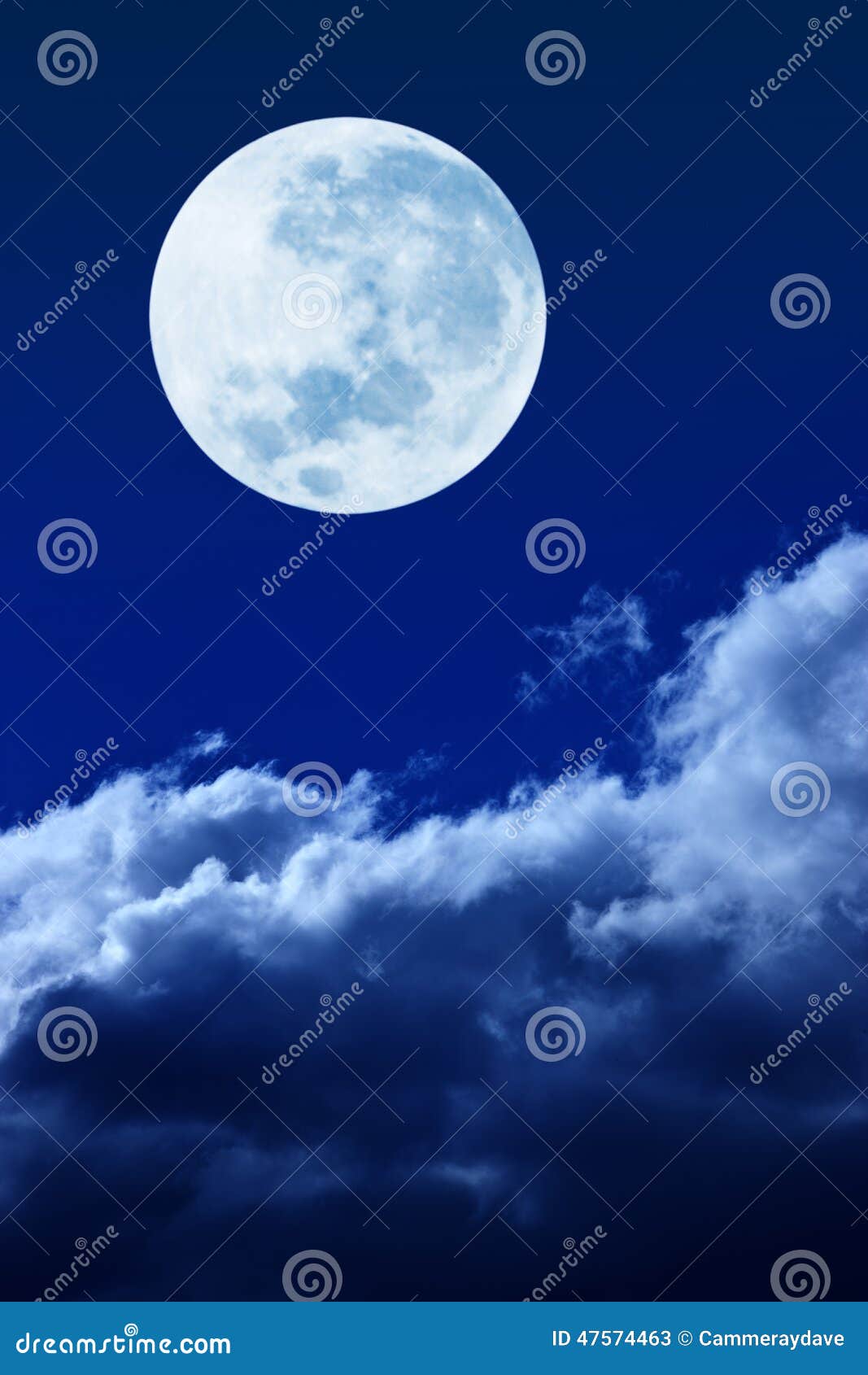 Full Moon Sky Clouds stock image. Image of lunar, clear - 47574463