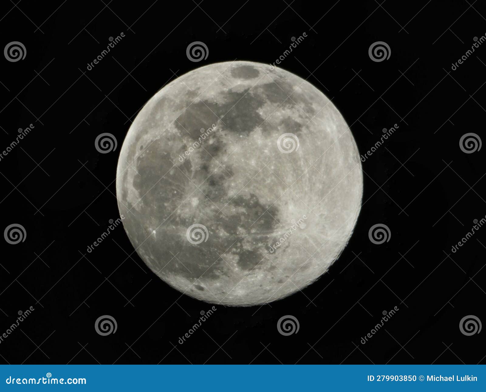 Full Silver Moon in the Sky Stock Photo - Image of galaxy, event: 279903850