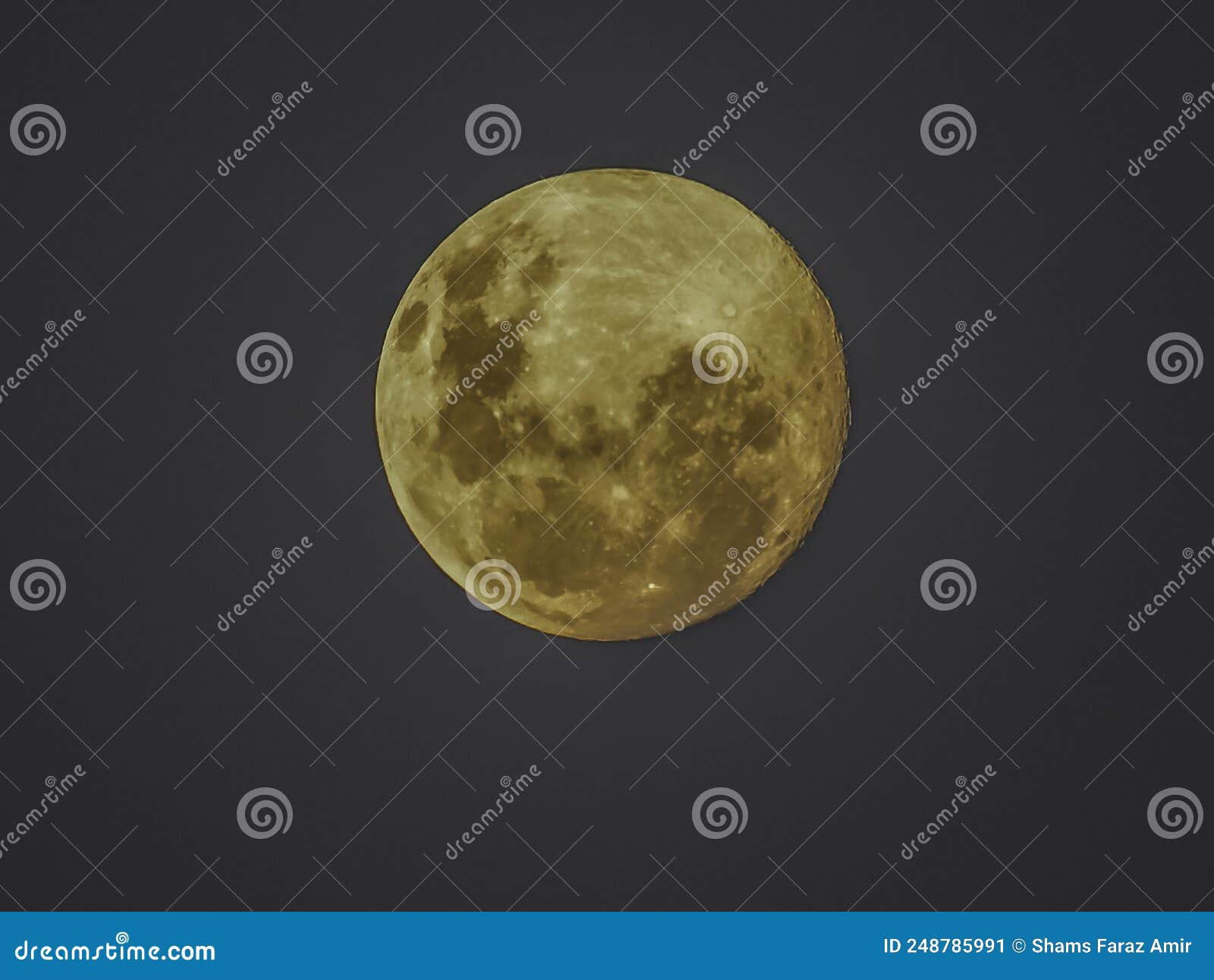 Full Moon Sphere Closeup Highlighting Details and Craters Stock Image ...