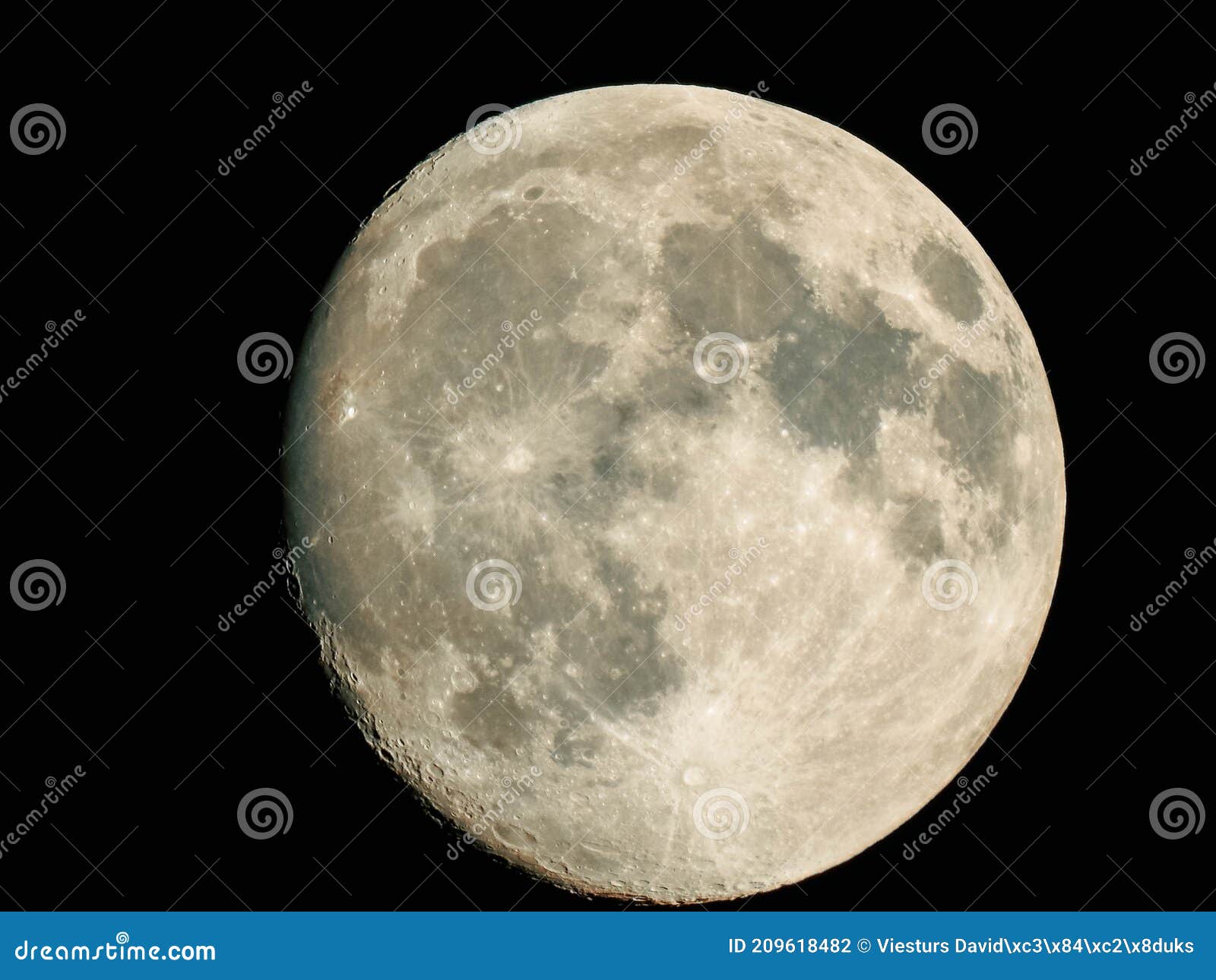 Full Moon Stack Dark Night Sky. the Full Moon is Lunar Phase when it ...