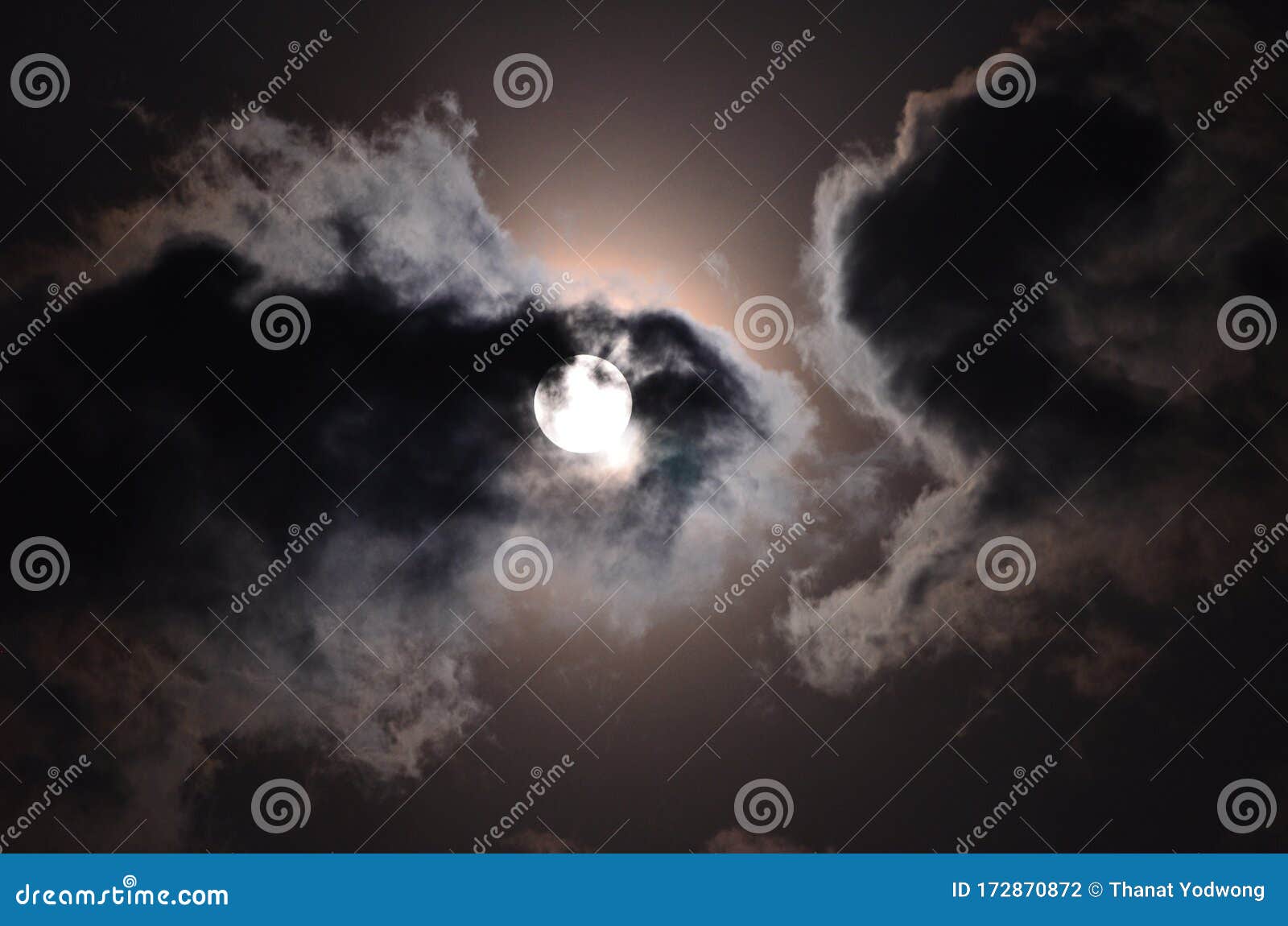 The full moon tonight stock photo. Image of coastline - 172870872