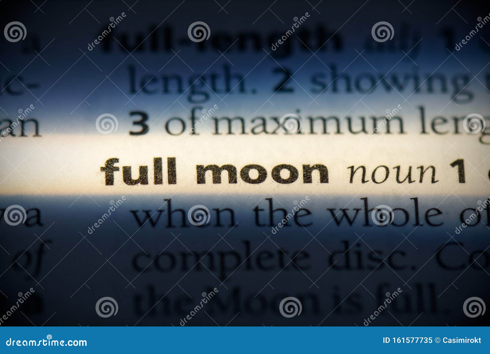 Full moon stock image. Image of macro, definition, learn - 161577735