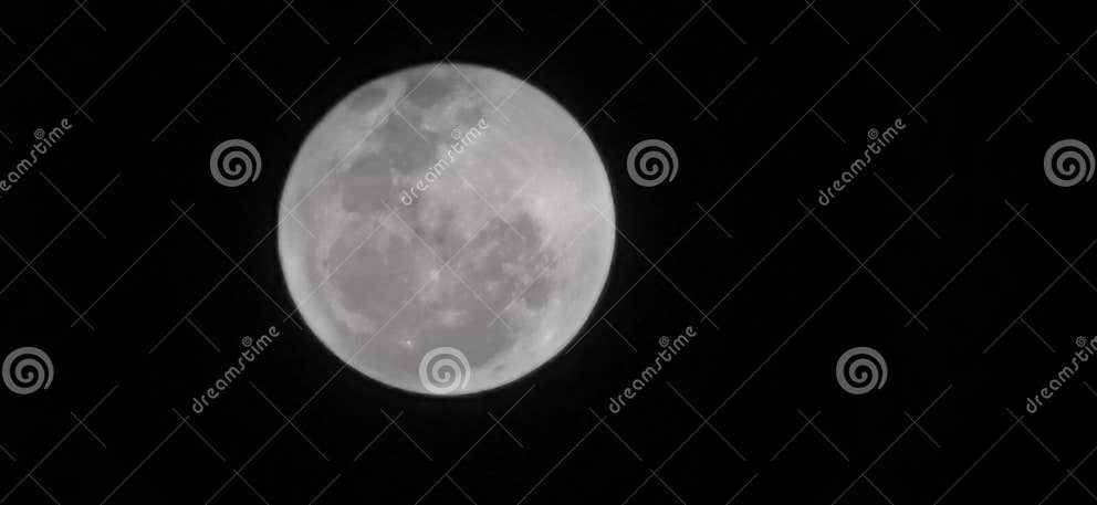 Full moon with zoom stock image. Image of zoom, full - 311241713