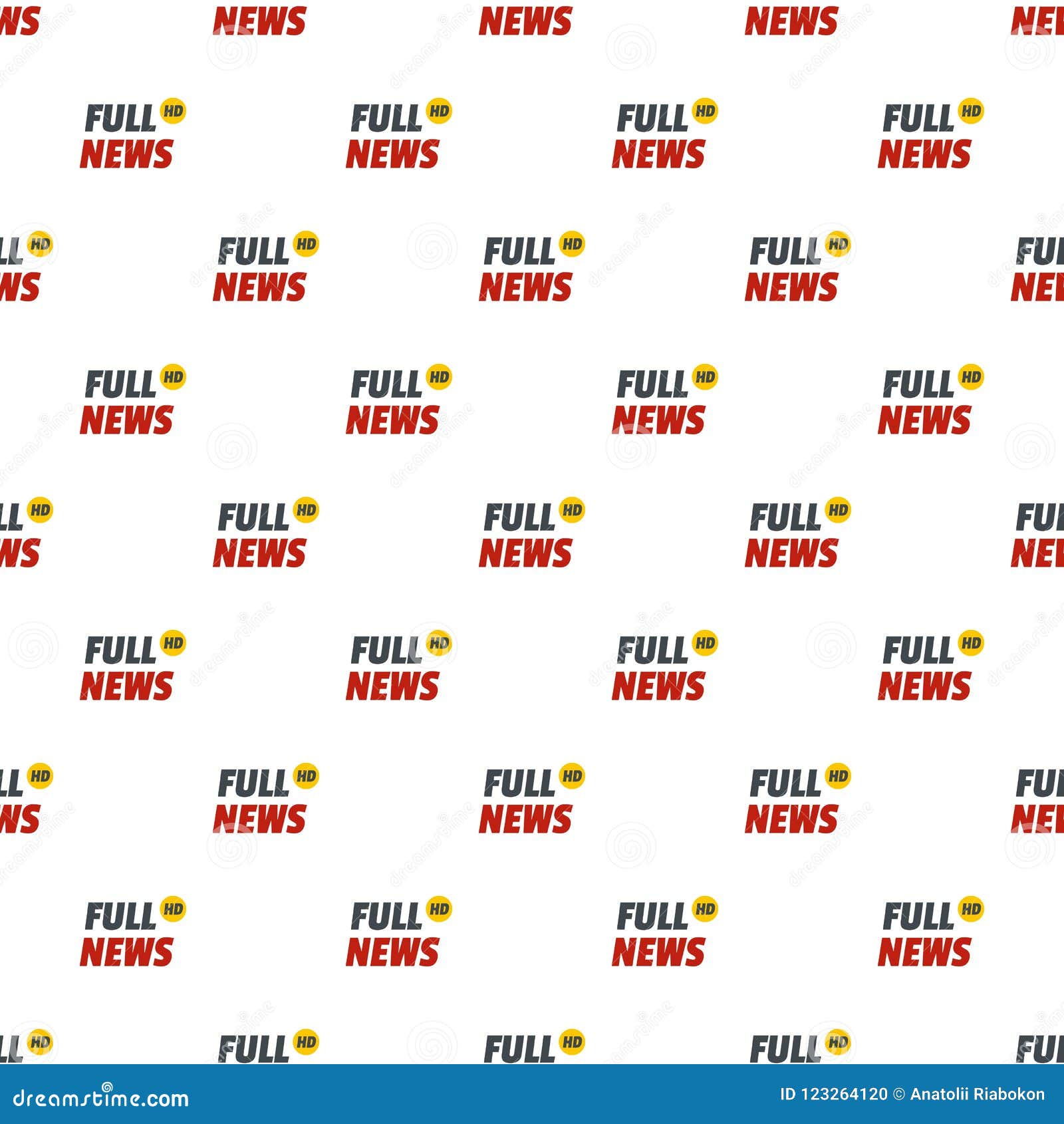 Full news pattern seamless stock illustration. Illustration of ...