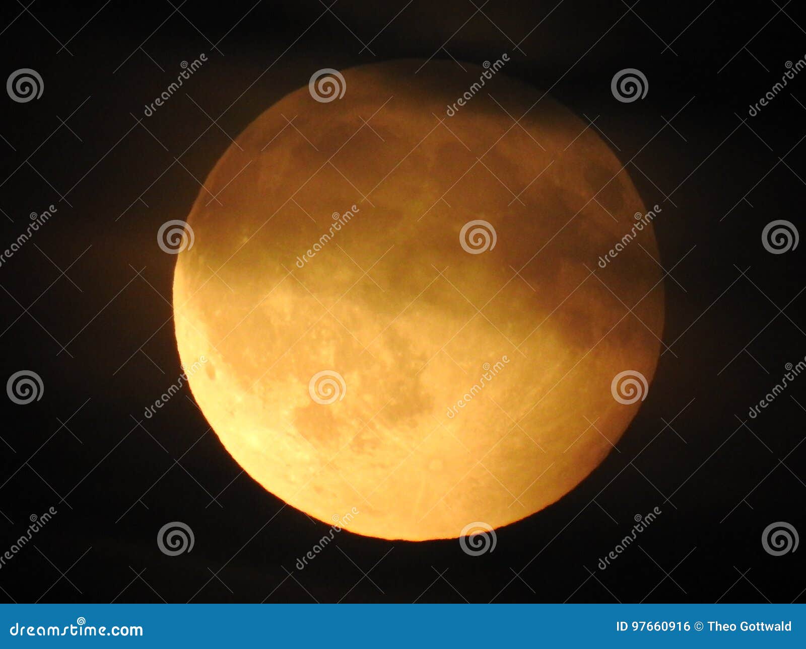 Full orange Moon stock photo. Image of full, planetary - 97660916