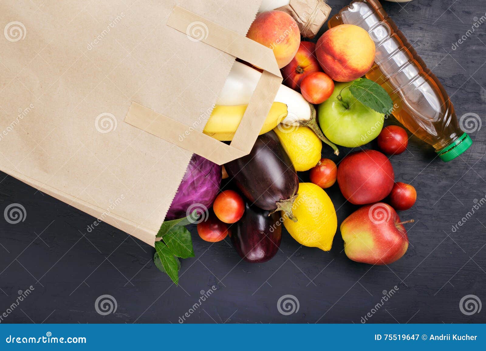 Full Paper Food Sack Royalty-Free Stock Photography | CartoonDealer.com ...