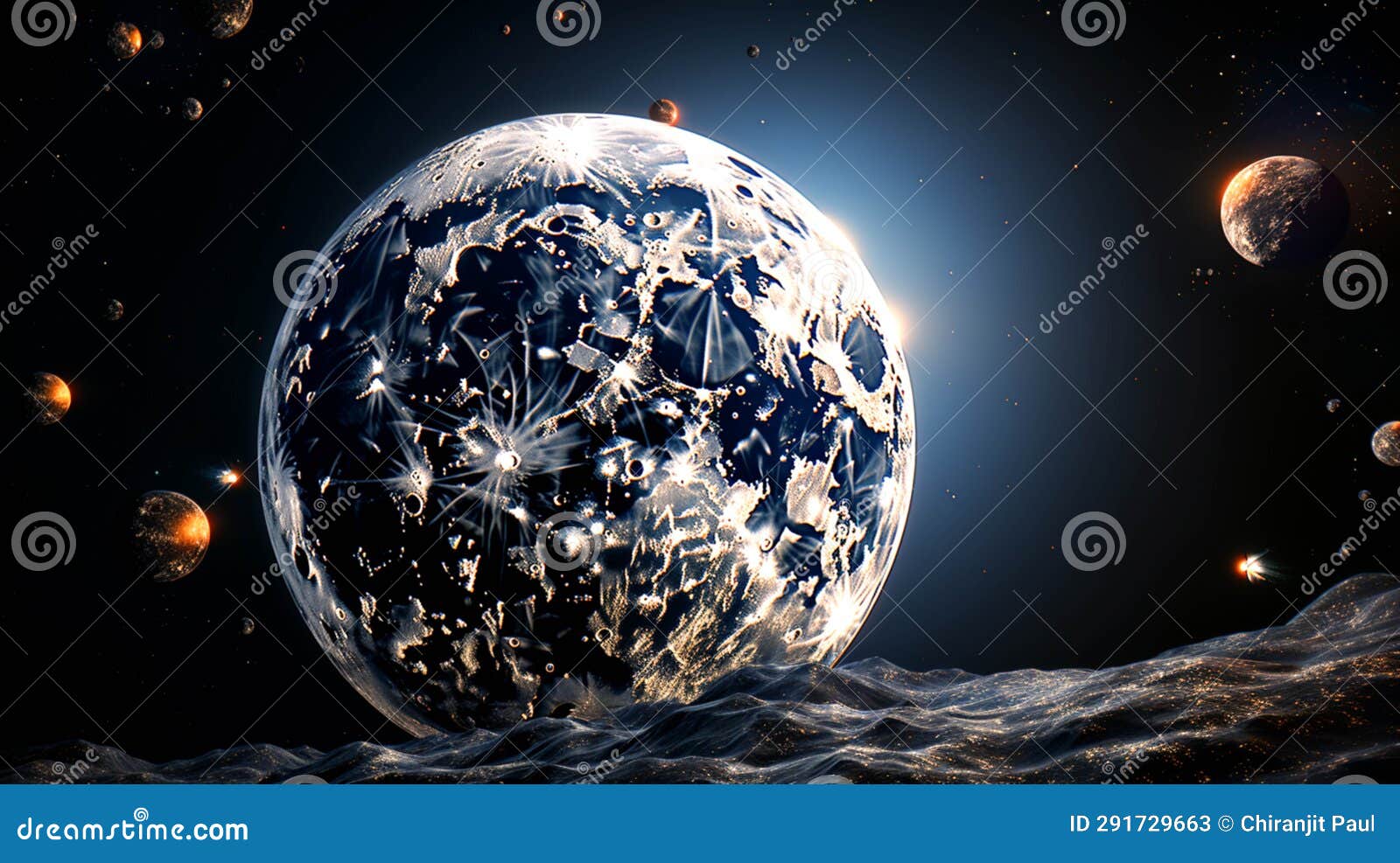 Full phase big moon stock image. Image of phase, astronomy - 291729663