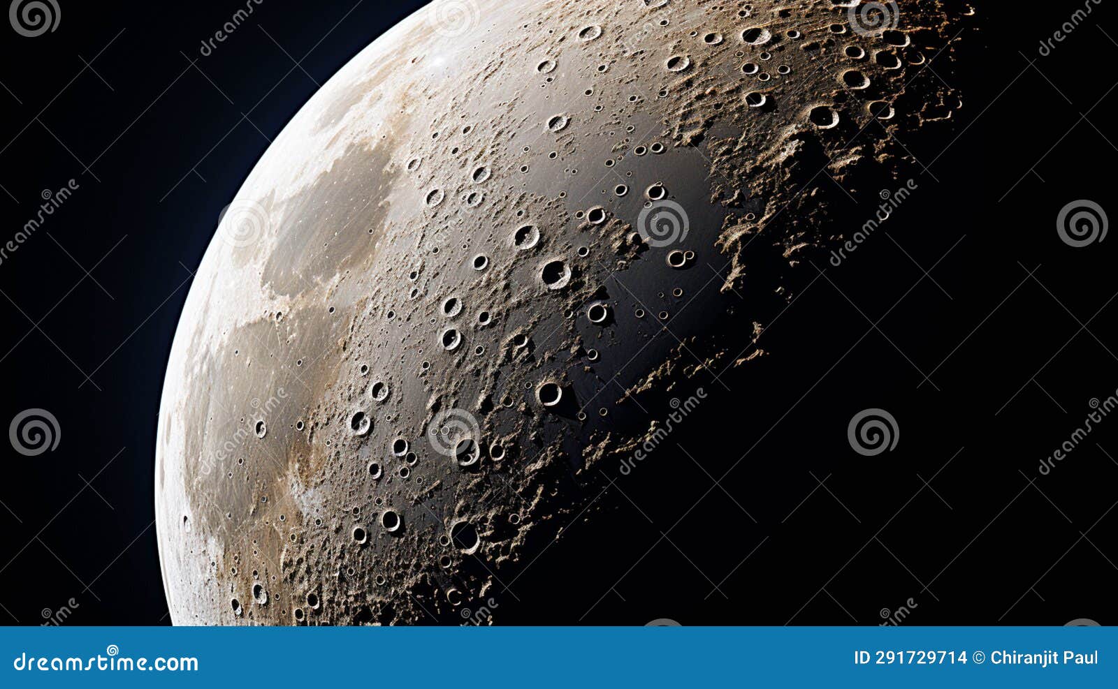 Full phase big moon stock photo. Image of blue, space - 291729714