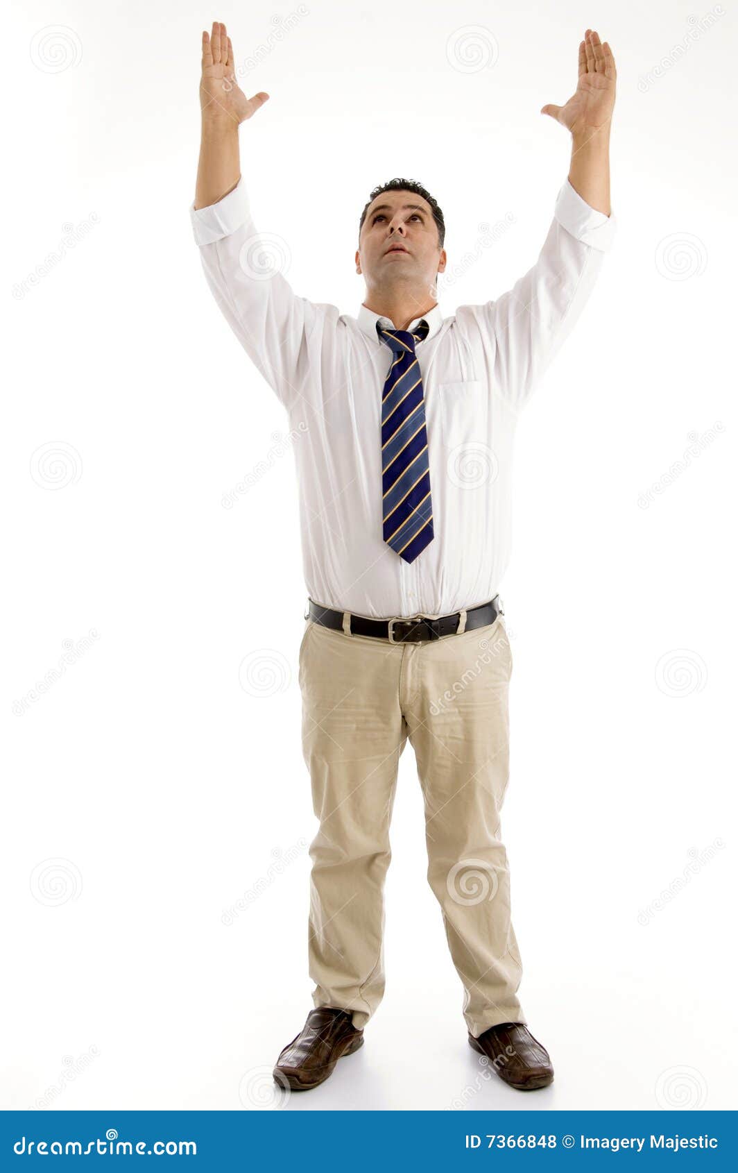 Full Pose of Handsome Businessman Stock Photo - Image of concept ...