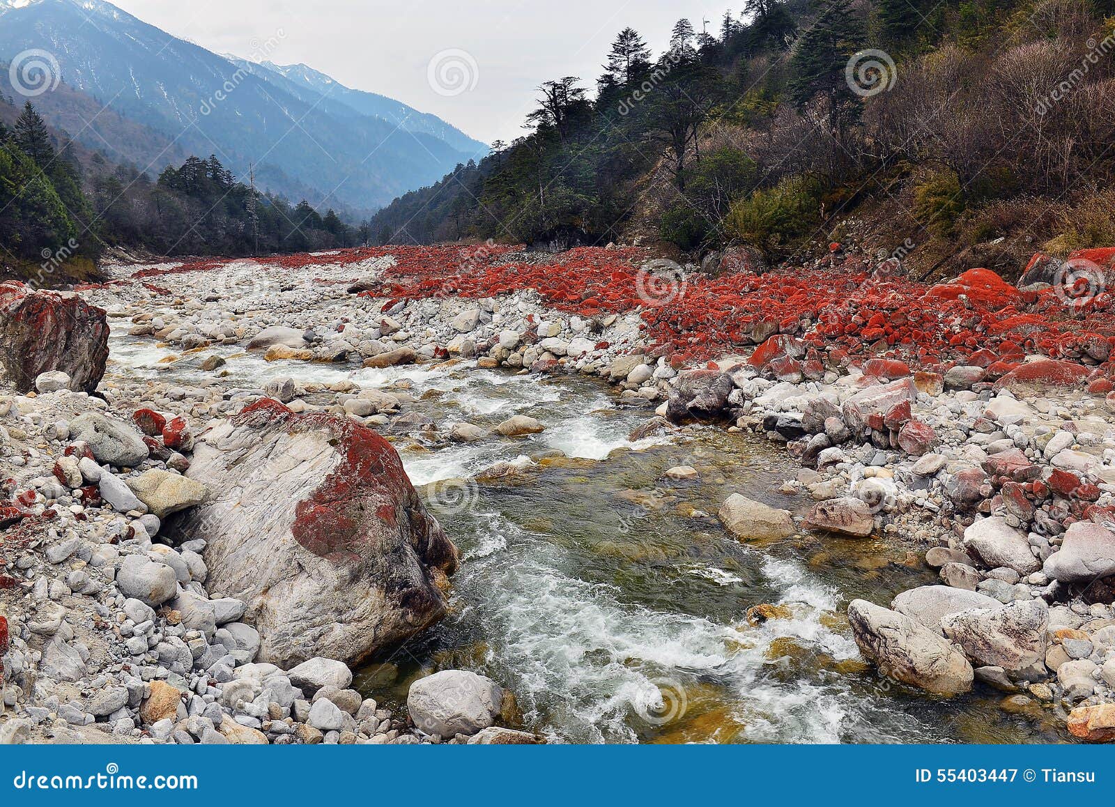 Full of red stone valley editorial photography. Image of ornamental ...