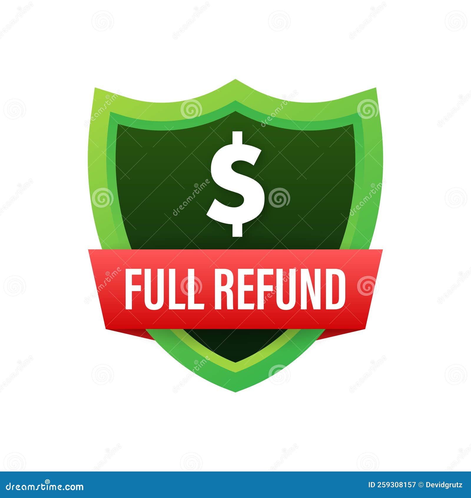 Full Refund Sign, Stamp, Sticker. Vector Stock Illustration. Stock ...