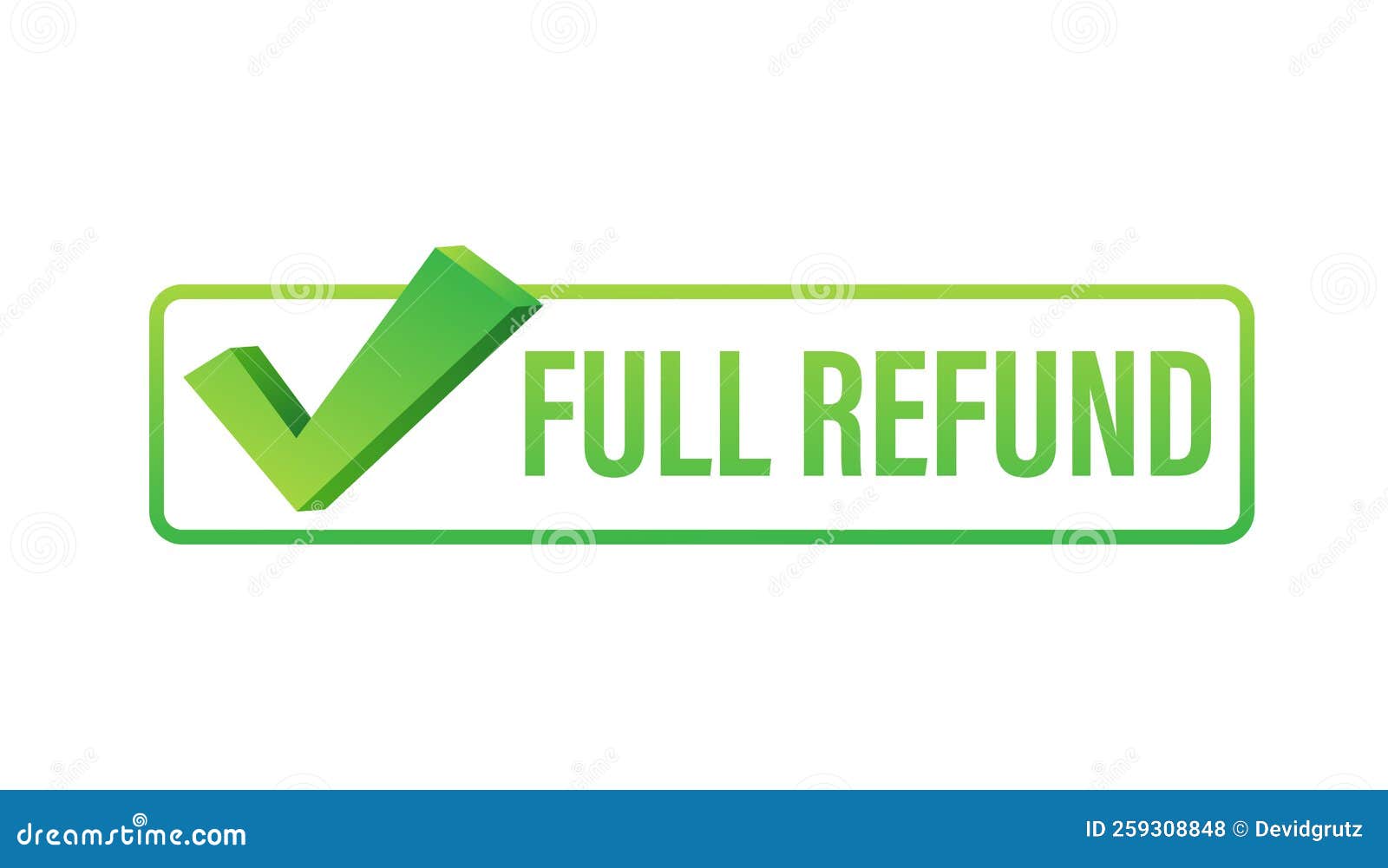 Full Refund Sign, Stamp, Sticker. Vector Stock Illustration. Stock ...