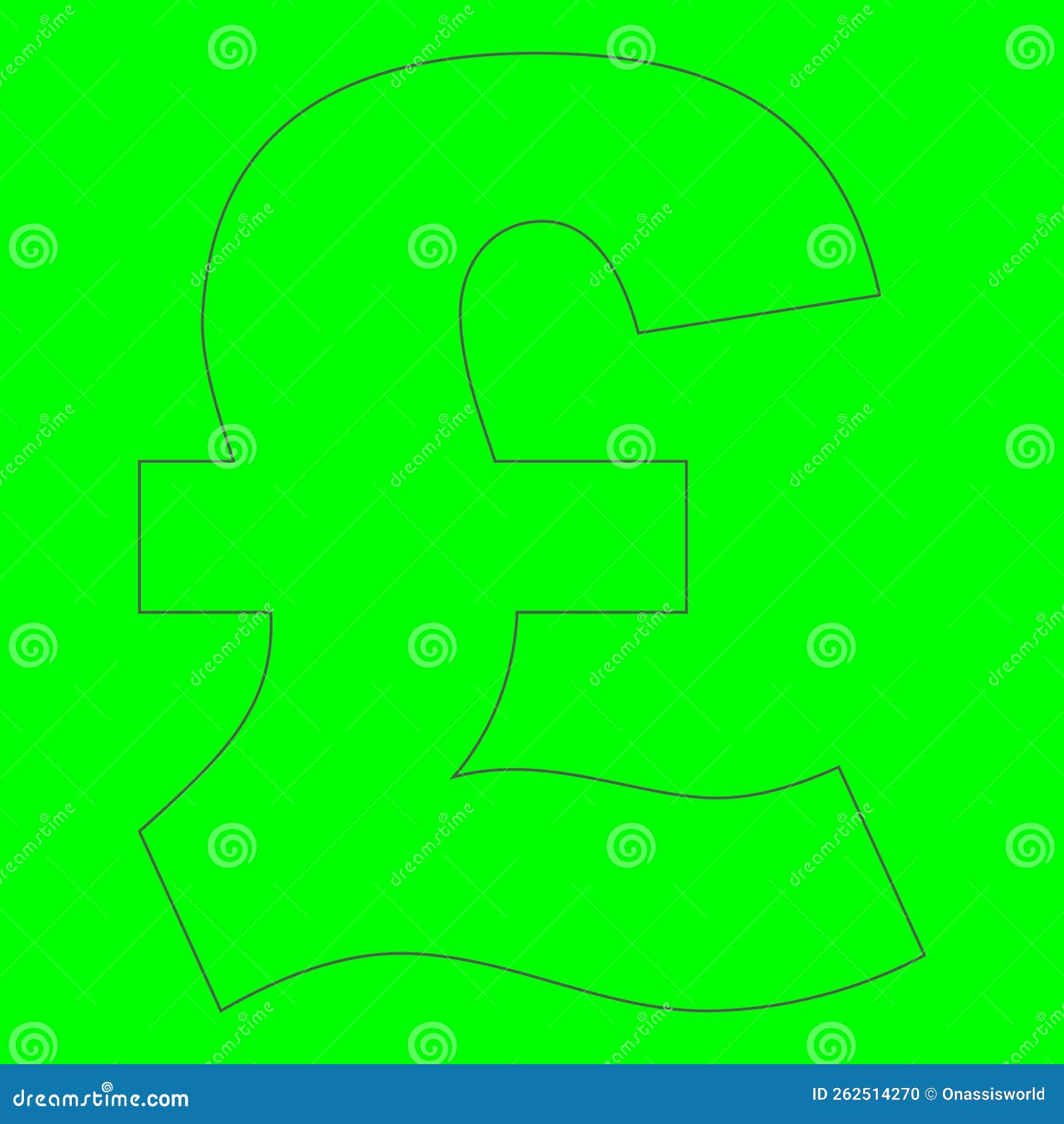 Full Resolution Green Screen OutlineShapes Stock Photo - Image of green ...