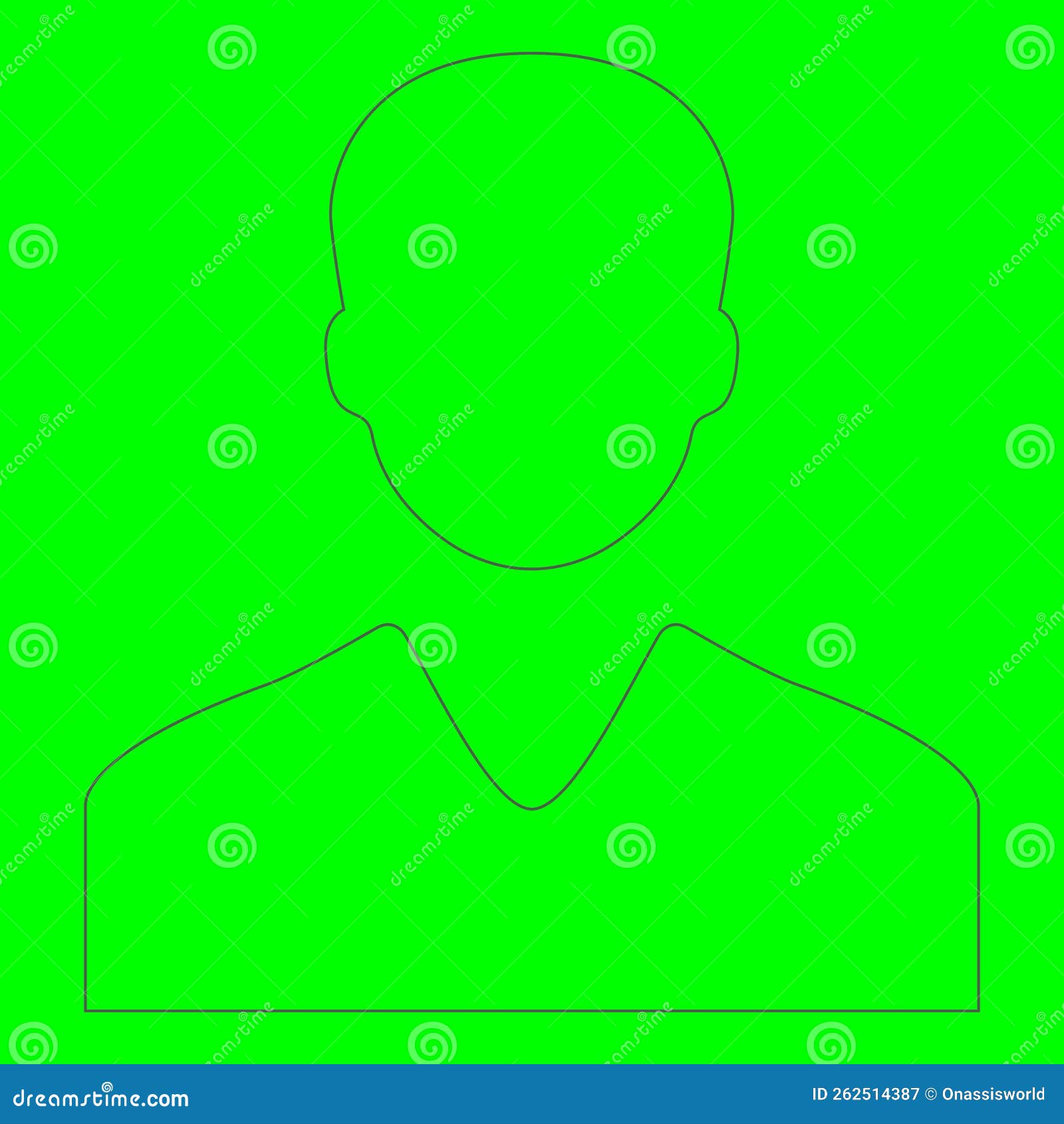 Full Resolution Green Screen OutlineShapes Stock Image - Image of ...