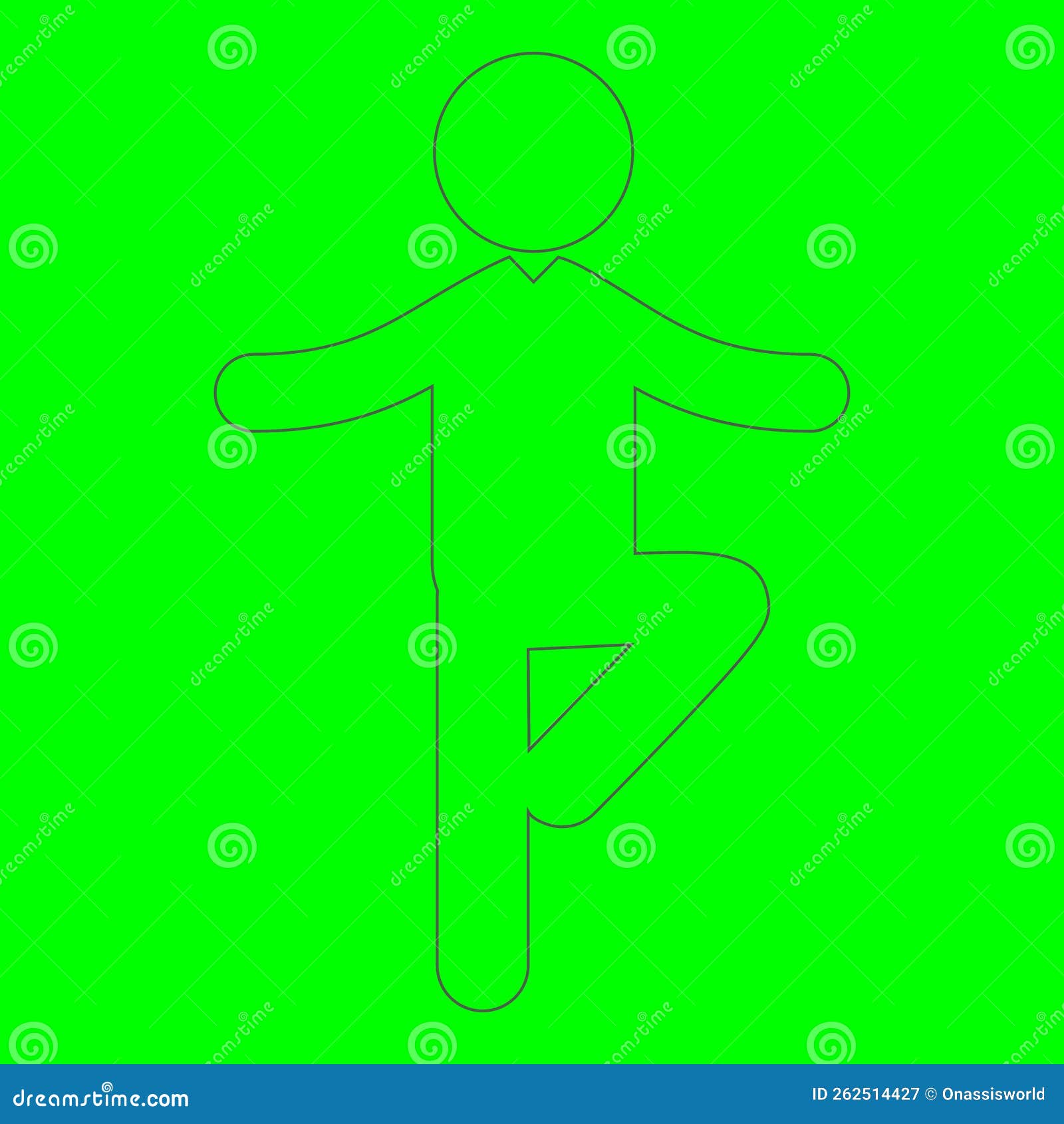 Full Resolution Green Screen OutlineShapes Stock Image - Image of ...