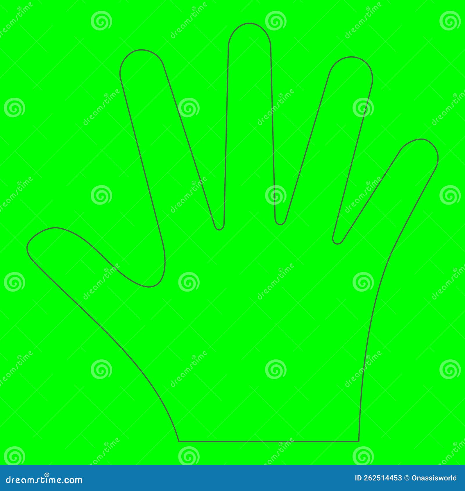 Full Resolution Green Screen OutlineShapes Stock Image - Image of ...