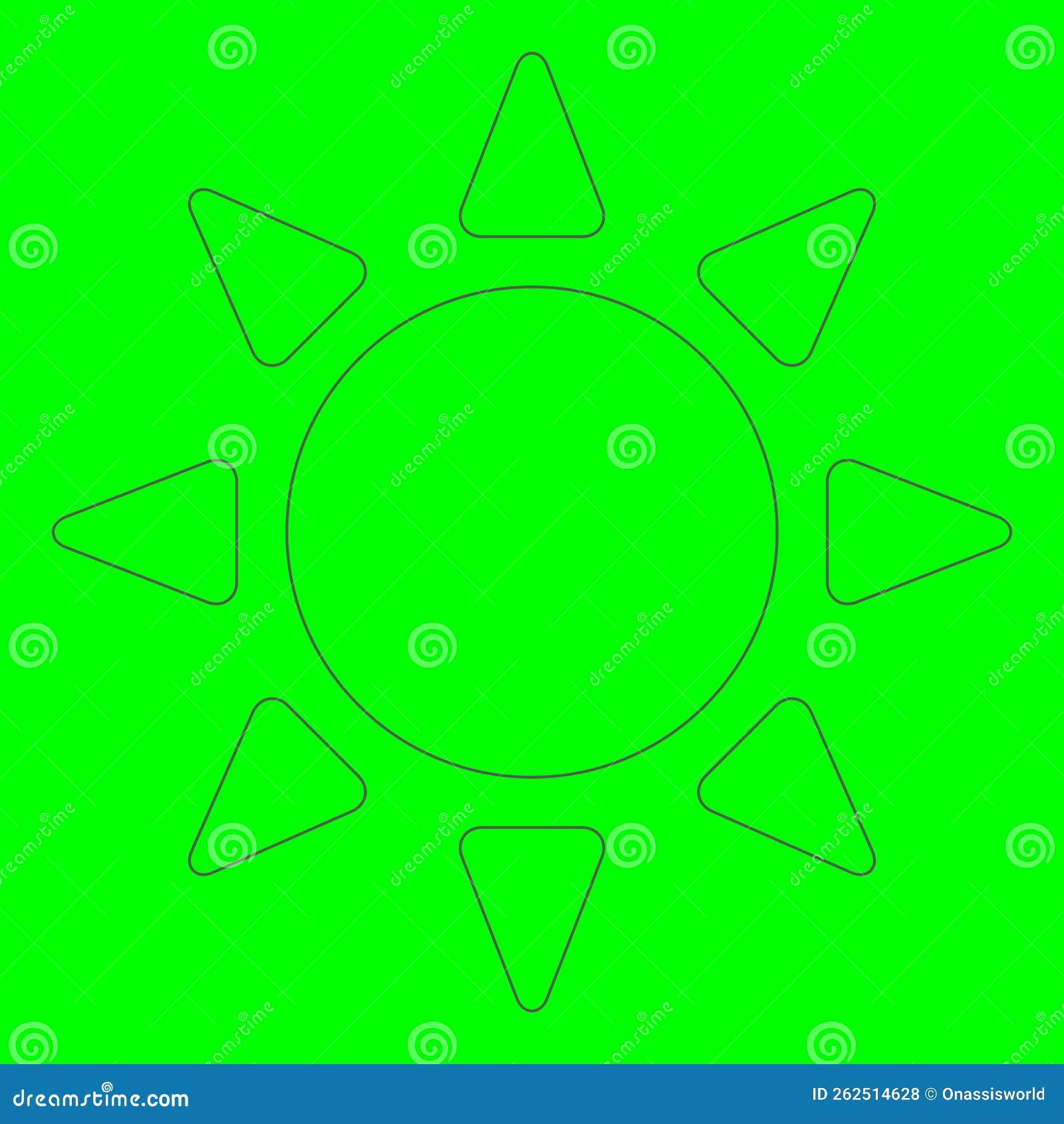 Full Resolution Green Screen Shapes Stock Photo - Image of resolution ...