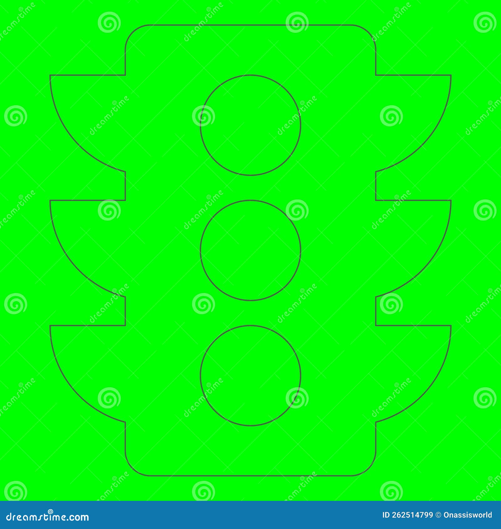 Full Resolution Green Screen Shapes Stock Image - Image of screen ...