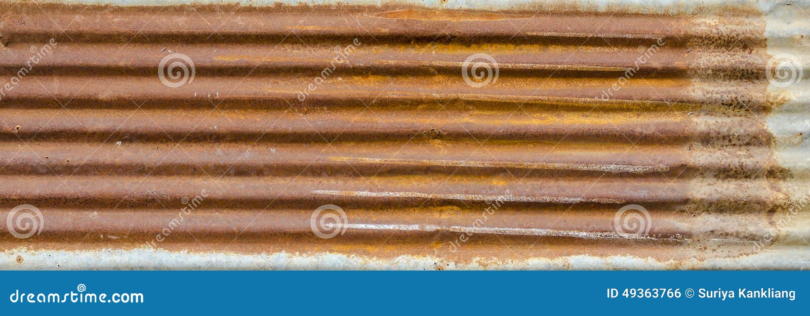 Full of Rusty Old Tin Roof. Stock Photo - Image of structure, wall ...