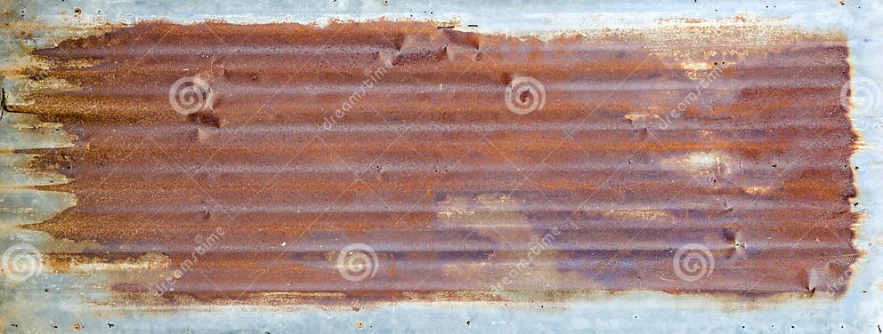 Full of Rusty Old Tin Roof. Stock Photo - Image of scene, zinc: 49363780