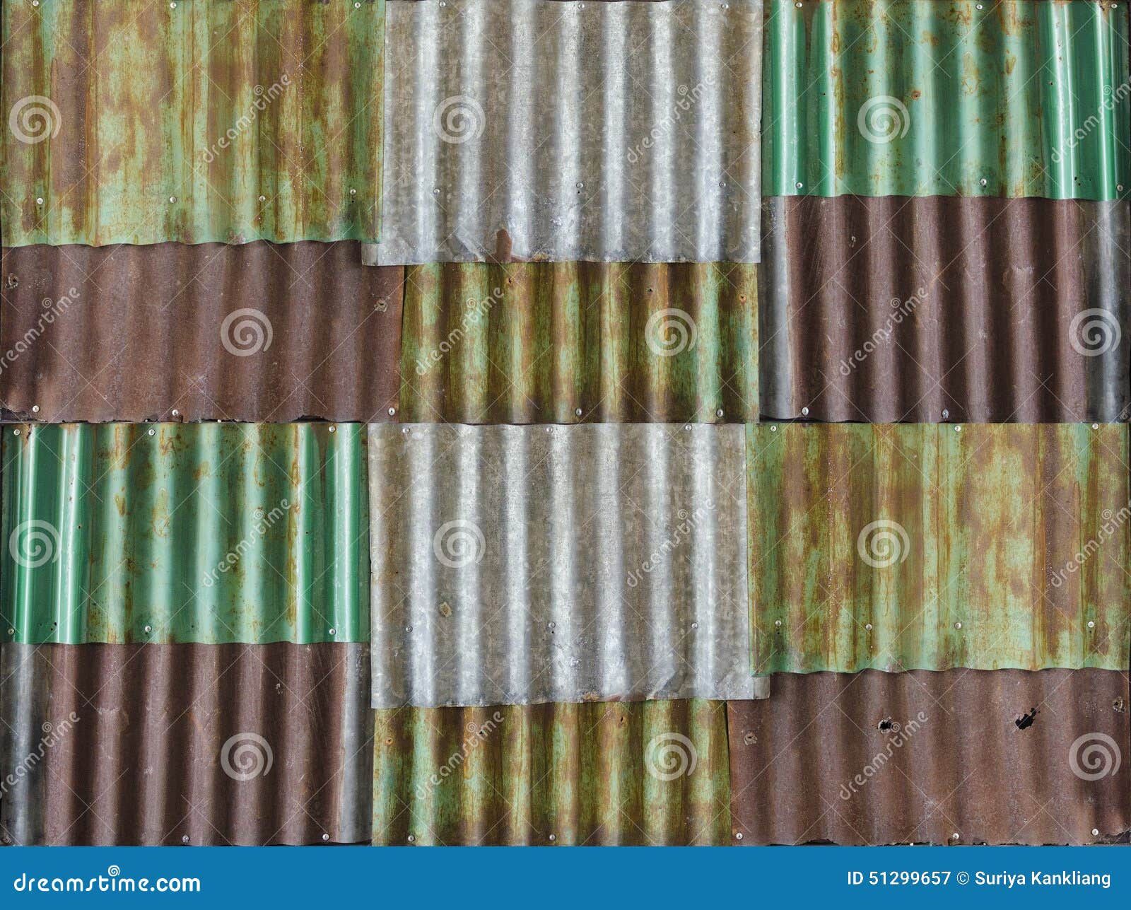 Full of Rusty Old Tin Roof. Stock Image - Image of scene, dirty: 51299657