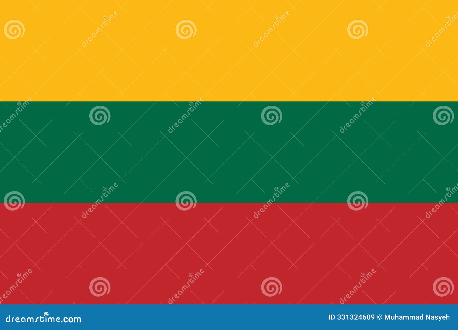 Full-Screen High-Resolution Official Lithuania Flag Image in Large ...