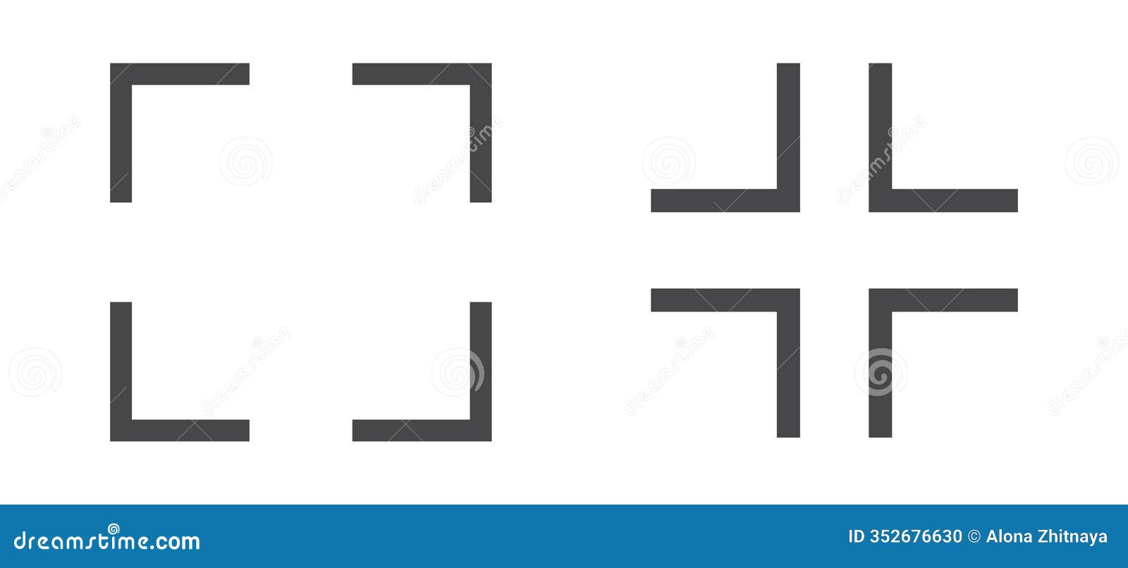 Full Screen Icon Interface Menu Cursor Bitton, Application Size Control ...