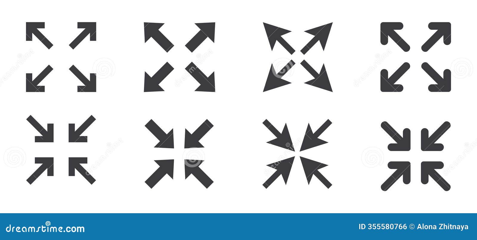 Cursor On Minimize In Square Icon Vector Illustration | CartoonDealer ...