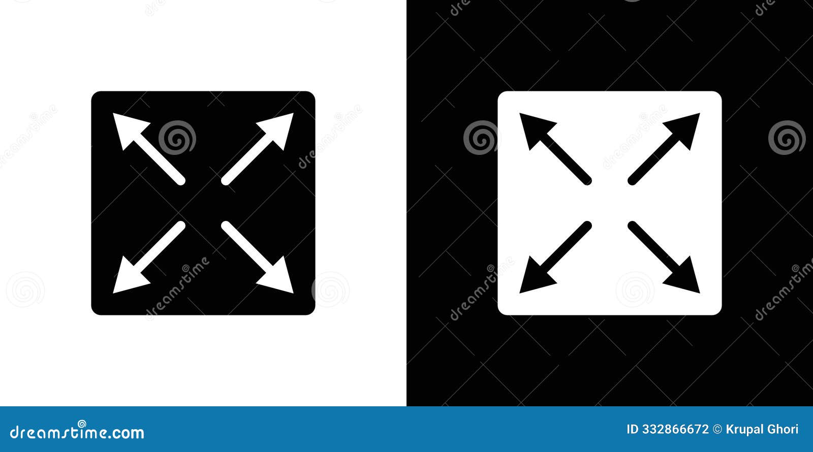 Full Screen Icon. Exit Full Screen Symbol. Maximize Minimize Sign ...