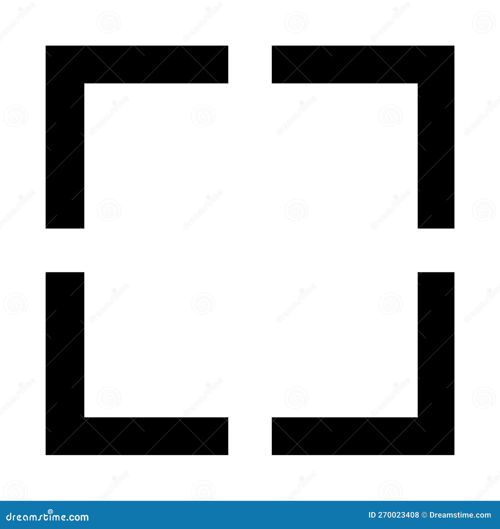 Full screen mode icon stock illustration. Illustration of fullscreen ...