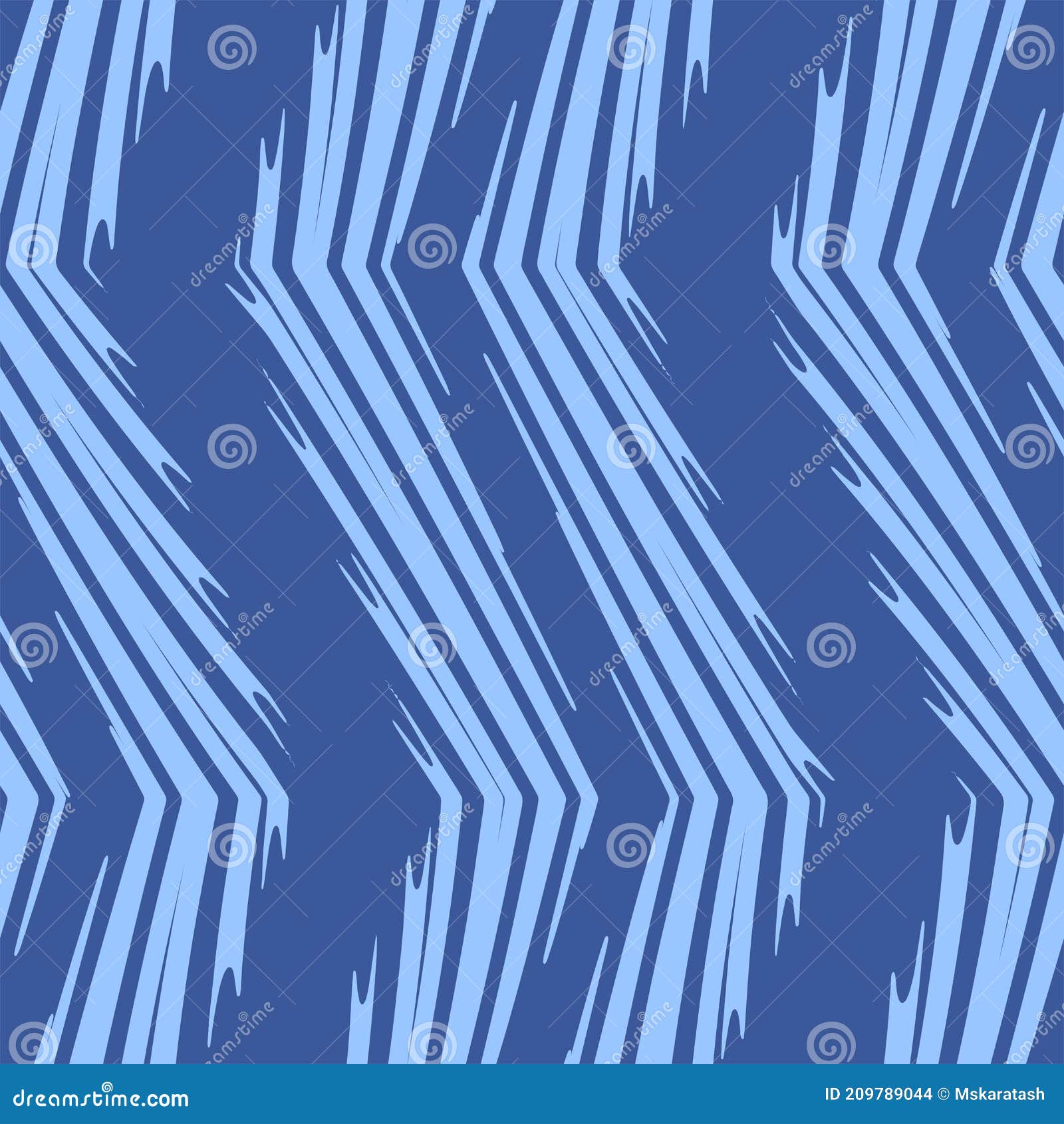 Seamless Background with Stripes Blue Lines Vector. Texture with ...