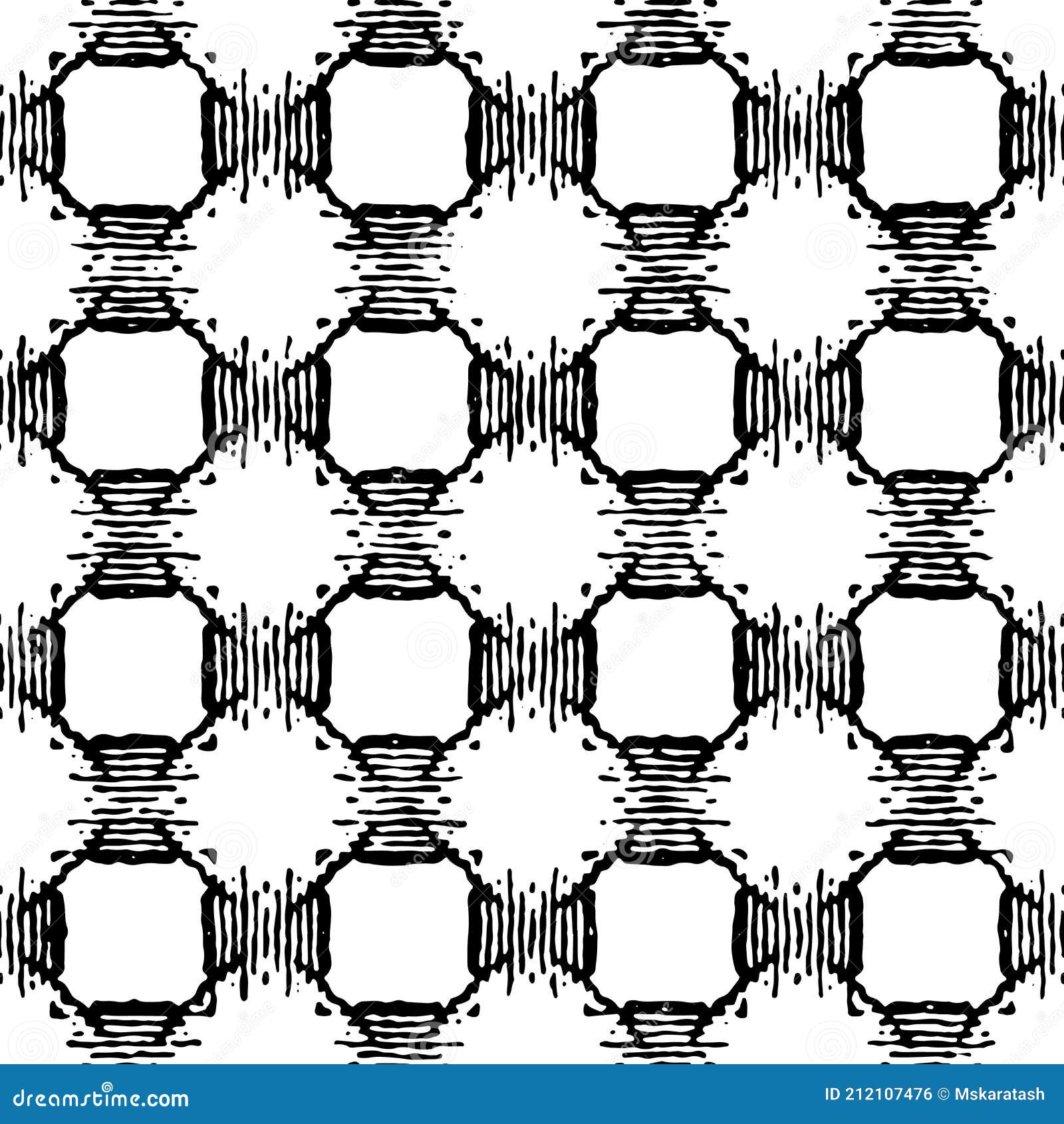 Seamless Distressed Square Texture Pattern Vector for Decoration. Dirty ...