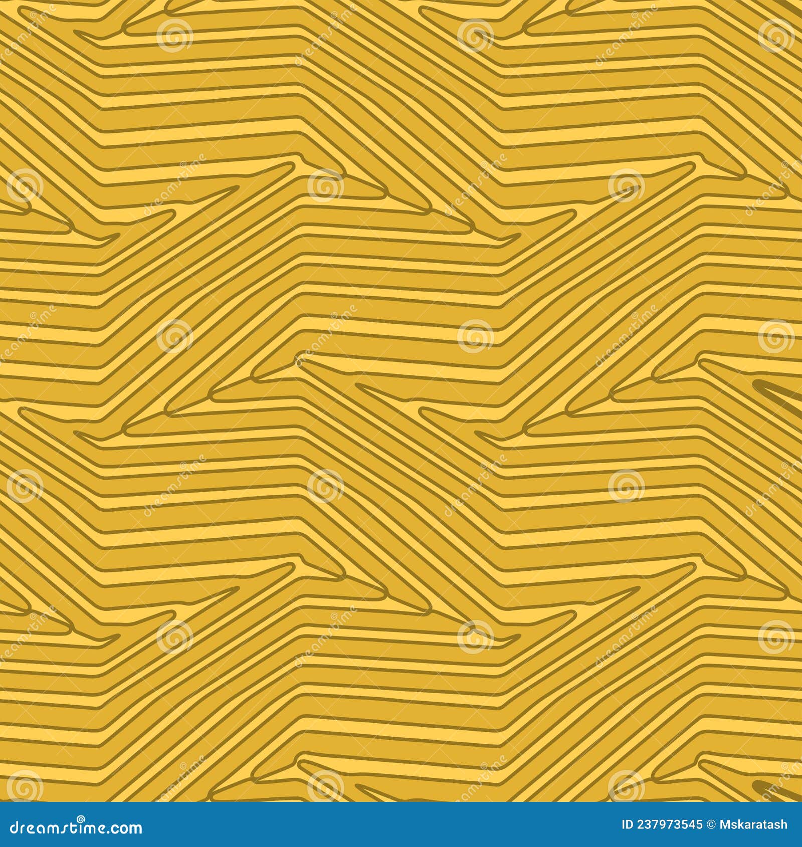 Seamless Geometric Stripes Decorative Texture Pattern Vector ...